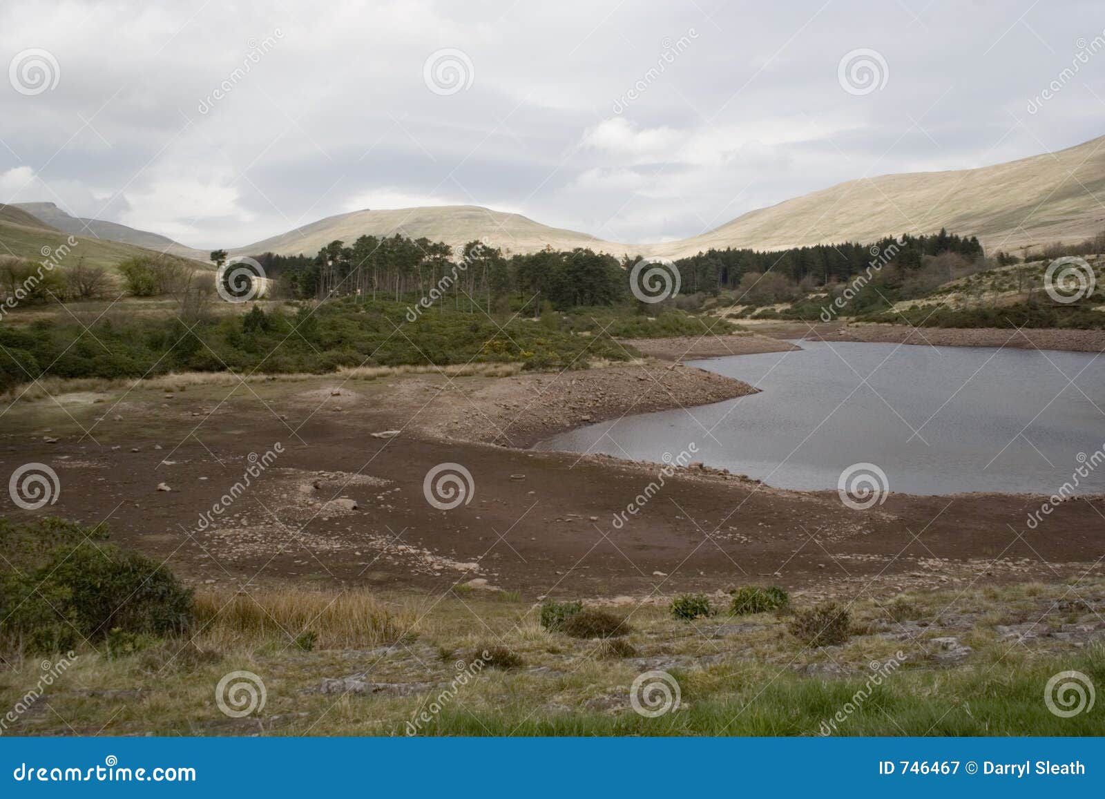 Reservoir drying up stock image. Image of beacons, summer - 746467