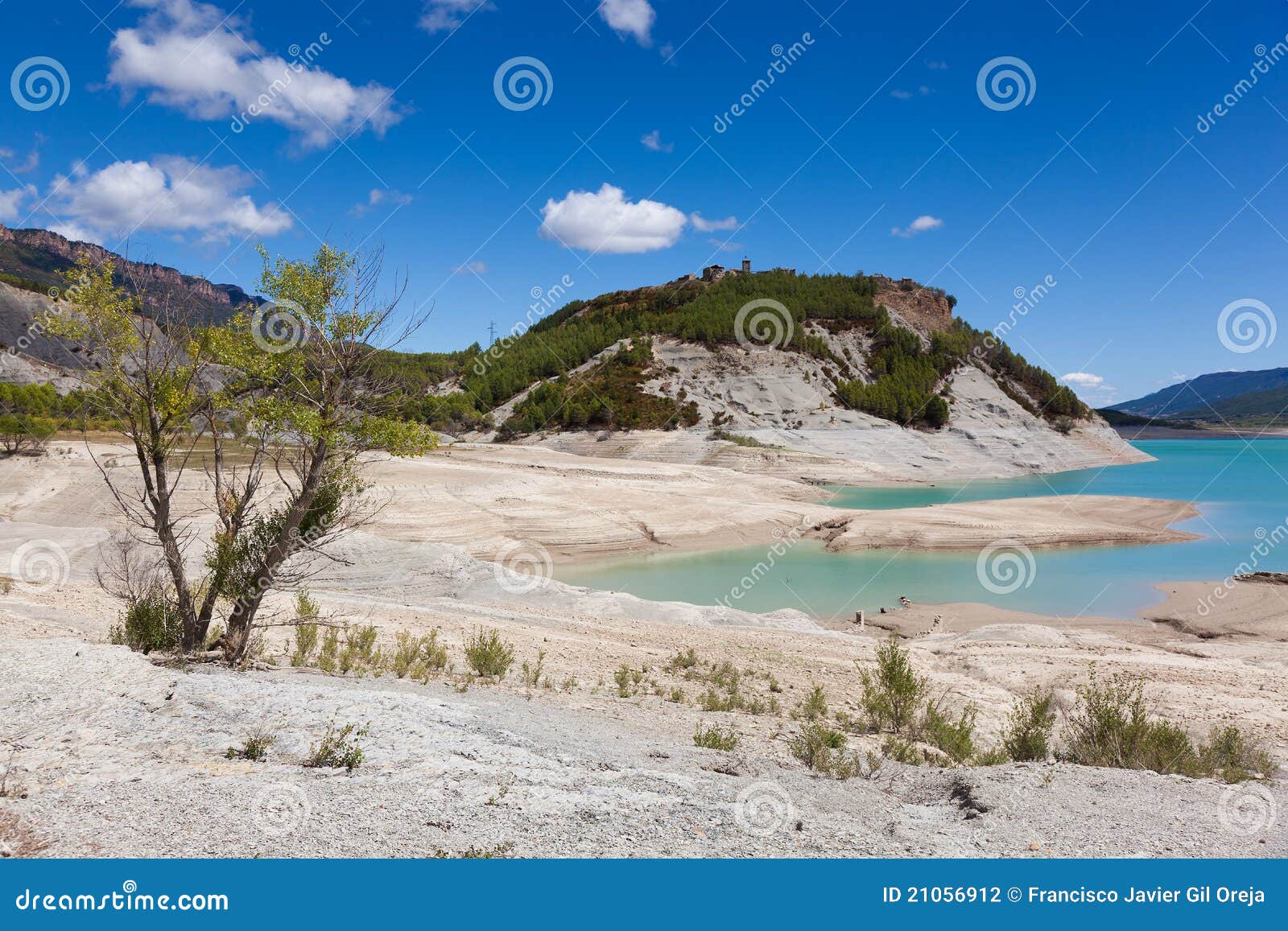 Reservoir of Yesa stock photo. Image of natural, reservoir - 21056912