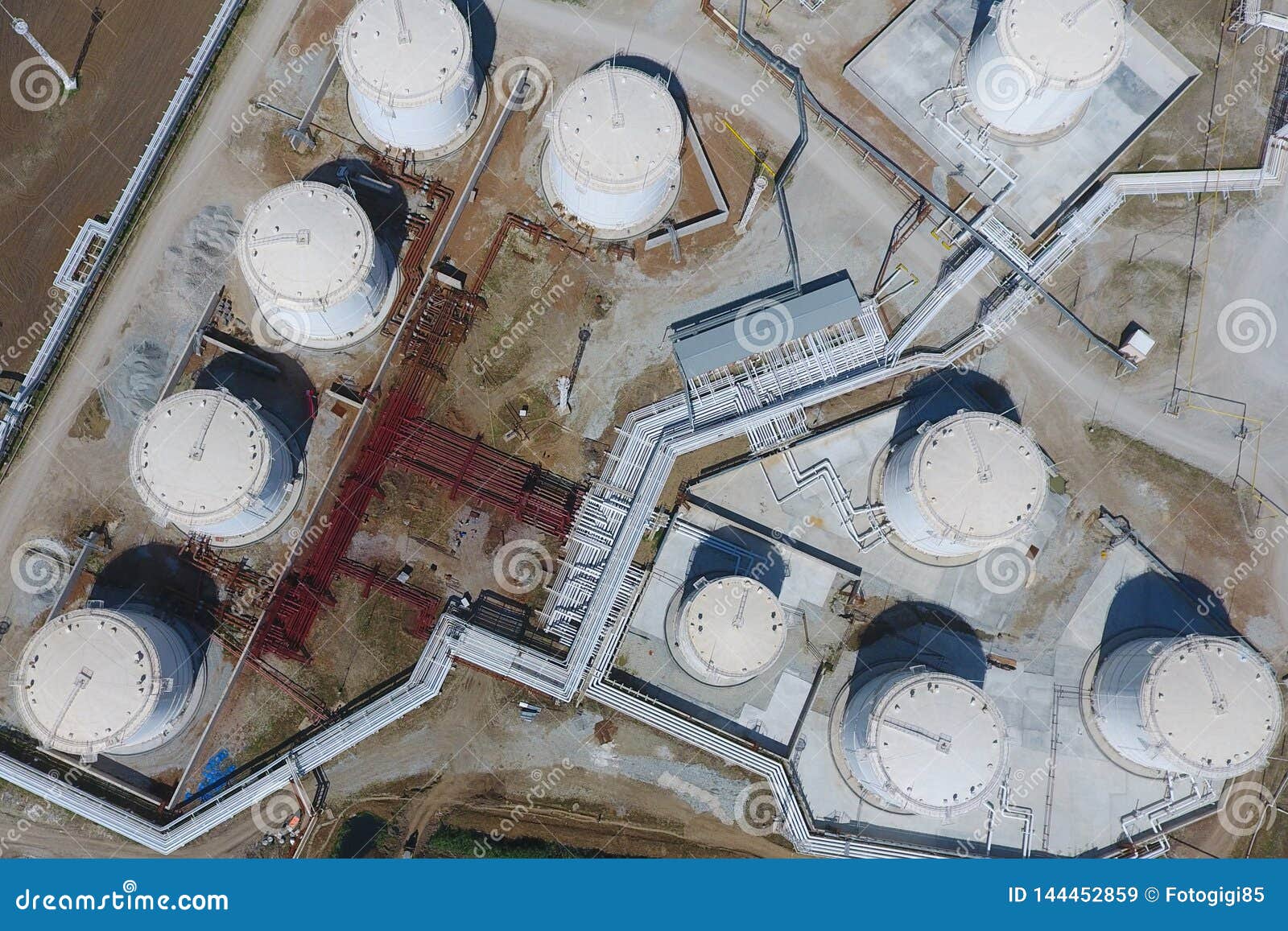 Reservoirs for Storage of Oil and Products of Its Processing. Stock ...