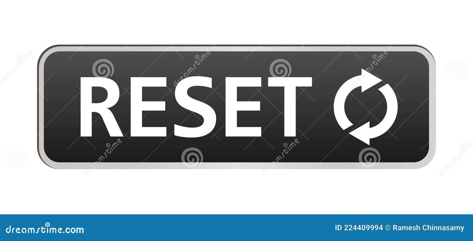 Reset Stop Sign Start Over Begin Again Fresh Stock Photography ...