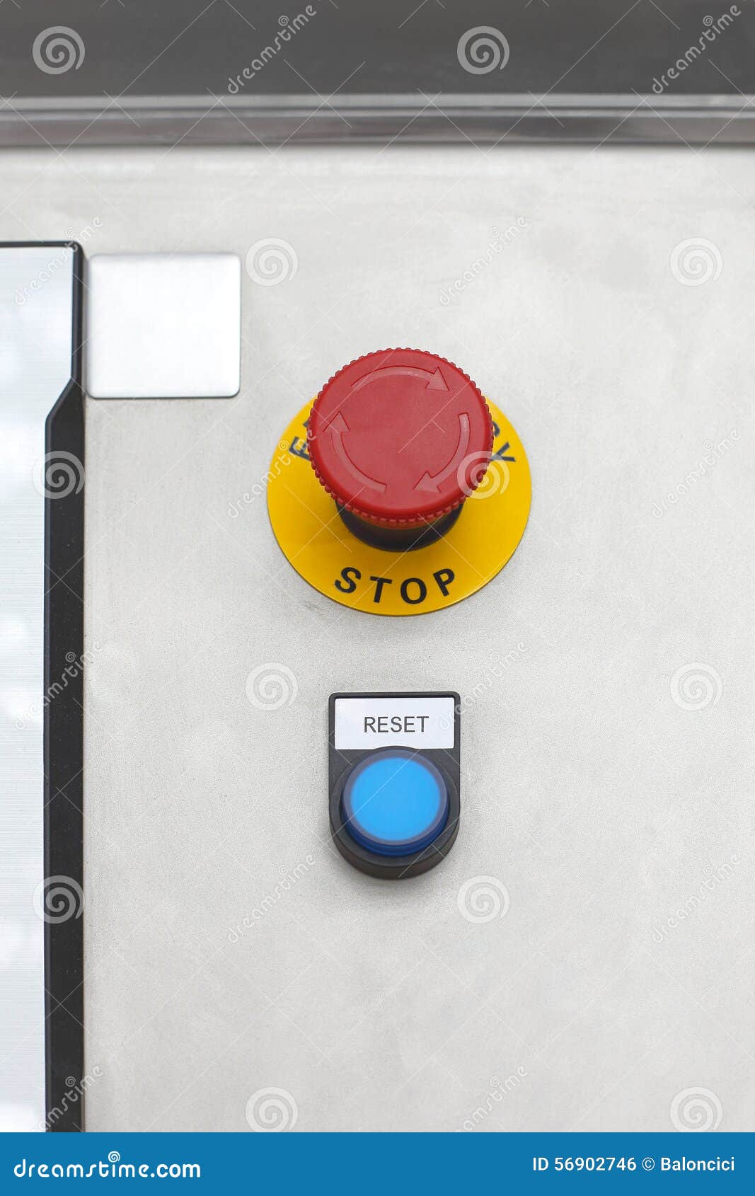 Reset Button stock photo. Image of industry, control - 56902746