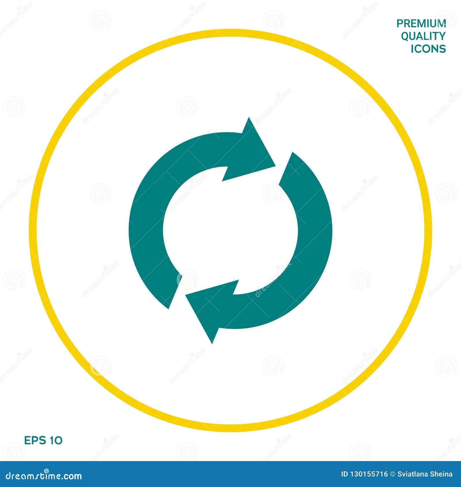 Reset Button, Reload Arrows. Graphic Elements for Your Design Stock ...