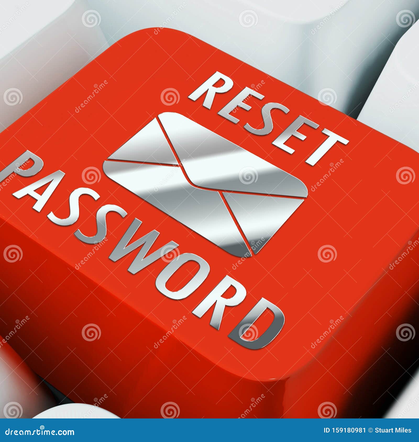 Reset Password Landing Page. Various Business Characters With Big Key ...