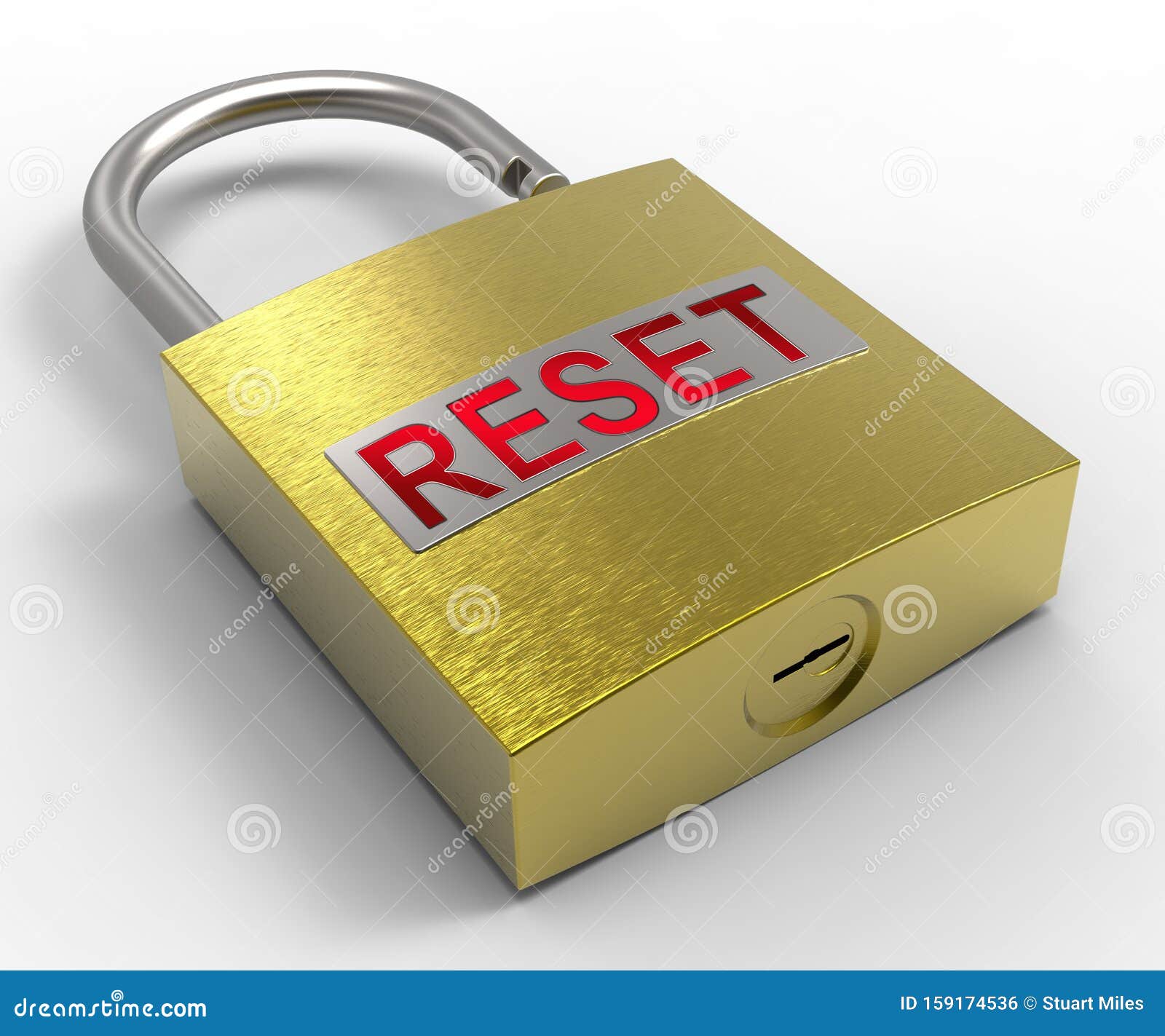 Reset Password Padlock To Redo Security of PC - 3d Illustration Stock ... Reset Password Padlock To Redo Security of PC - 3d Illustration Stock ...