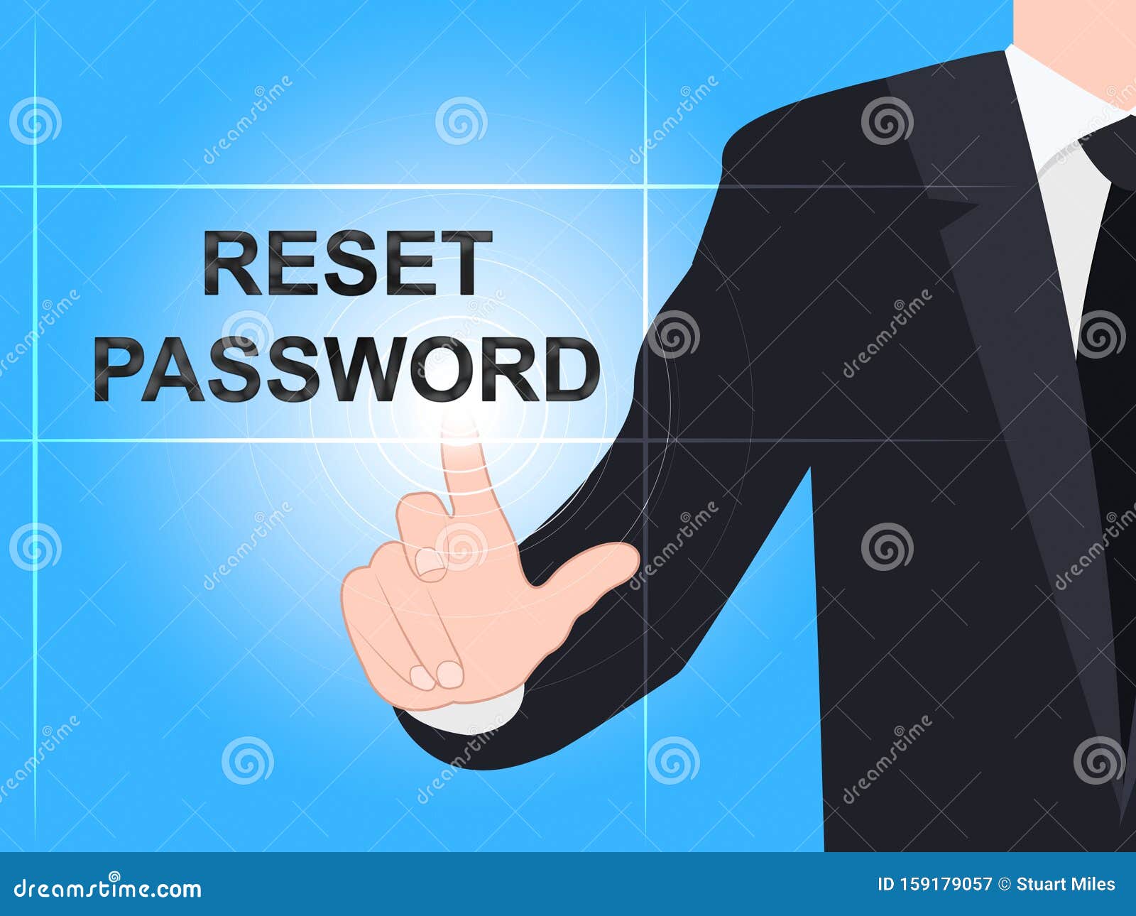Reset Password Pressed To Redo Security of PC - 3d Illustration Stock ... Reset Password Pressed To Redo Security of PC - 3d Illustration Stock ...