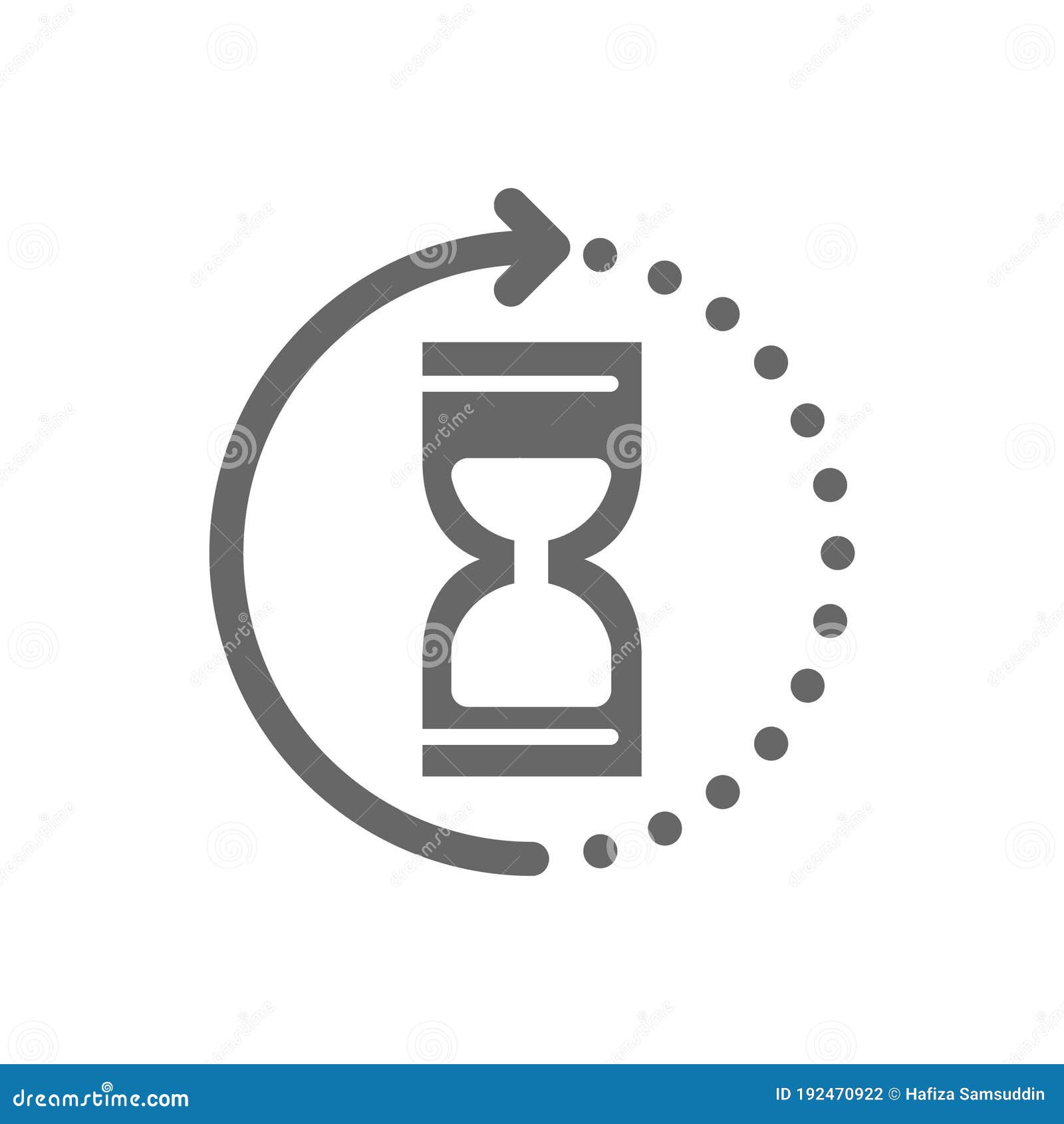 Reset Time Concept. Vector Illustration Decorative Design Stock Vector ...