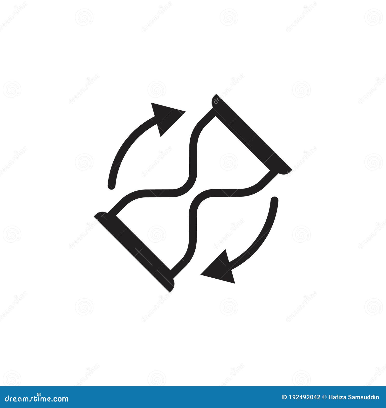 Reset Time Concept. Vector Illustration Decorative Design Stock Vector ...