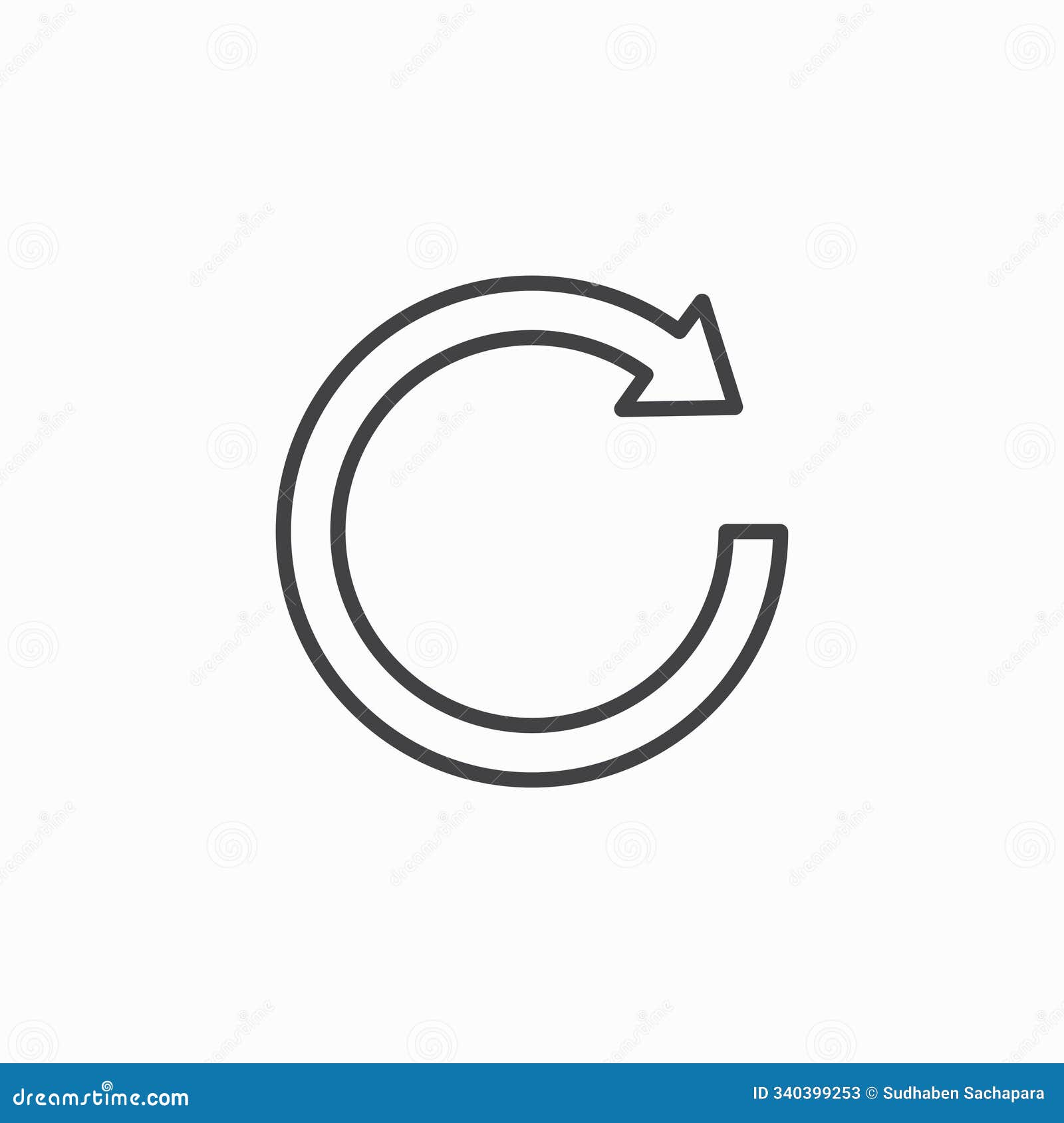 Reset vector icon set stock illustration. Illustration of icon - 340399253