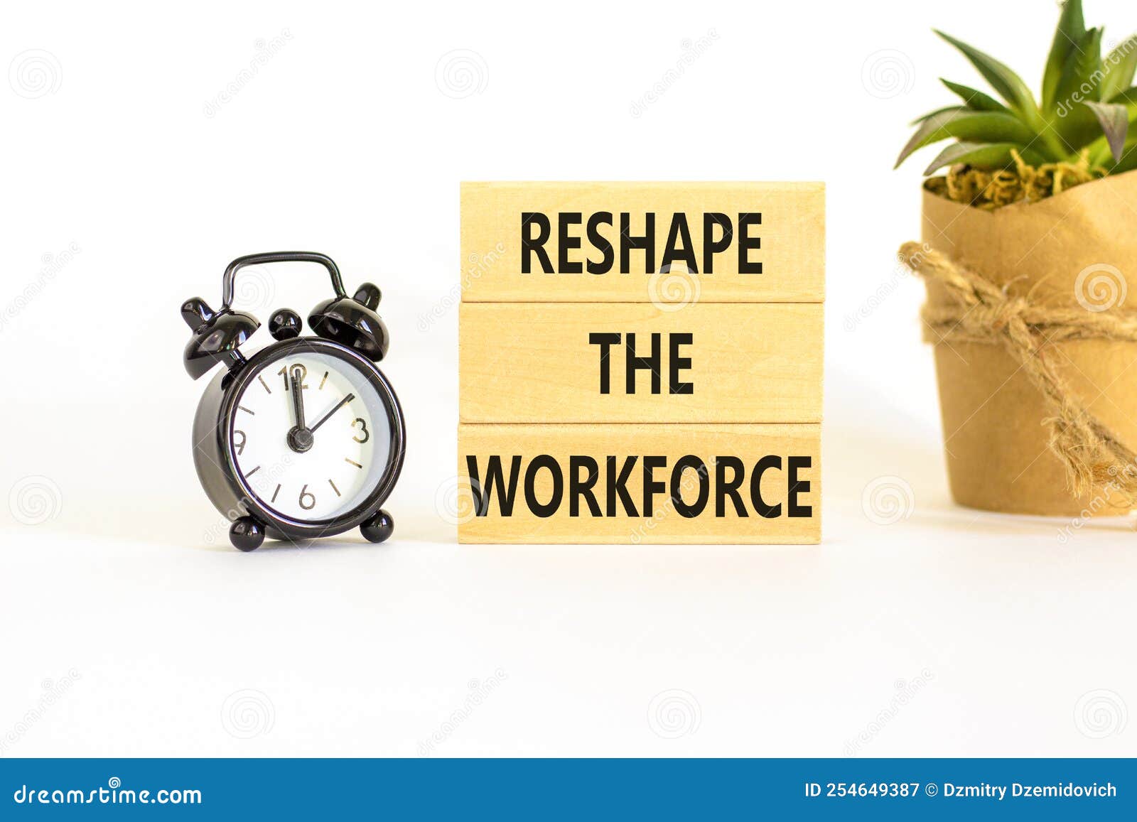 Reshape the Workforce and Support Symbol. Concept Words Reshape the ...