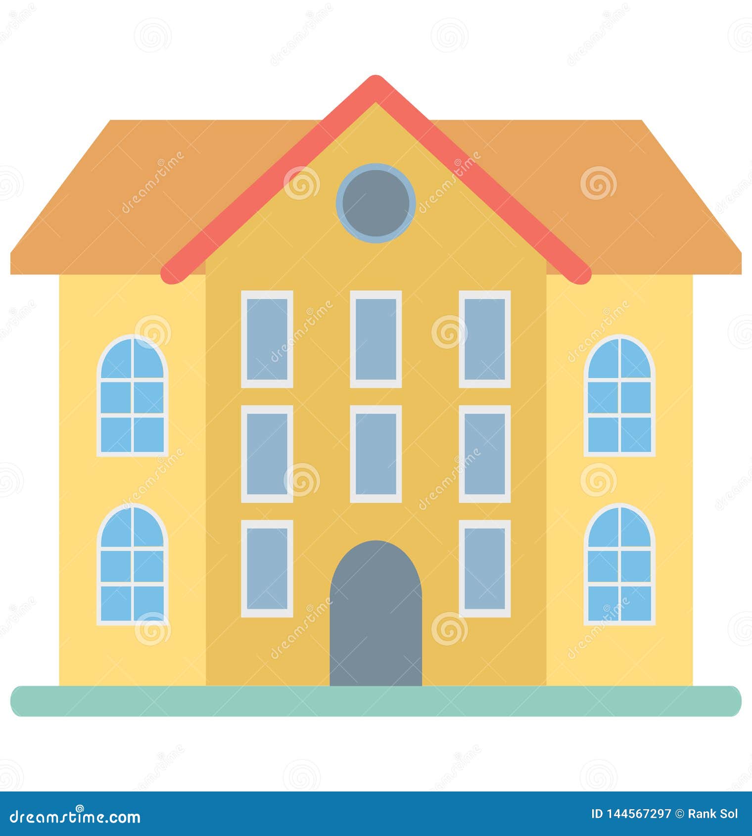Residence Vector Icon Which Can Easily Modify or Edit Stock Vector ...
