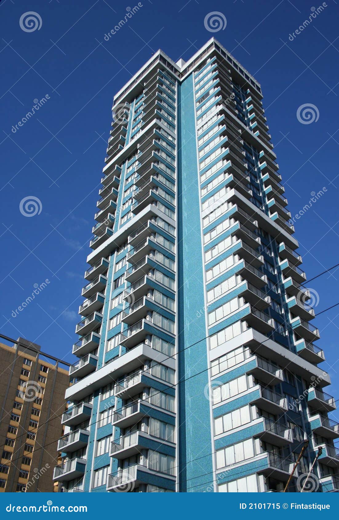 Residential Apartment Building Stock Image - Image of accommodation ...