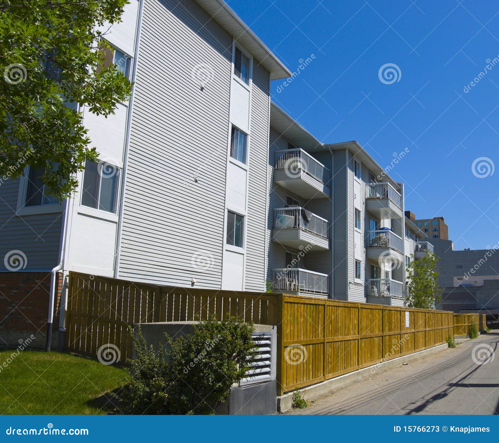 Residential Appartment Building Stock Image - Image of city, apartment ...