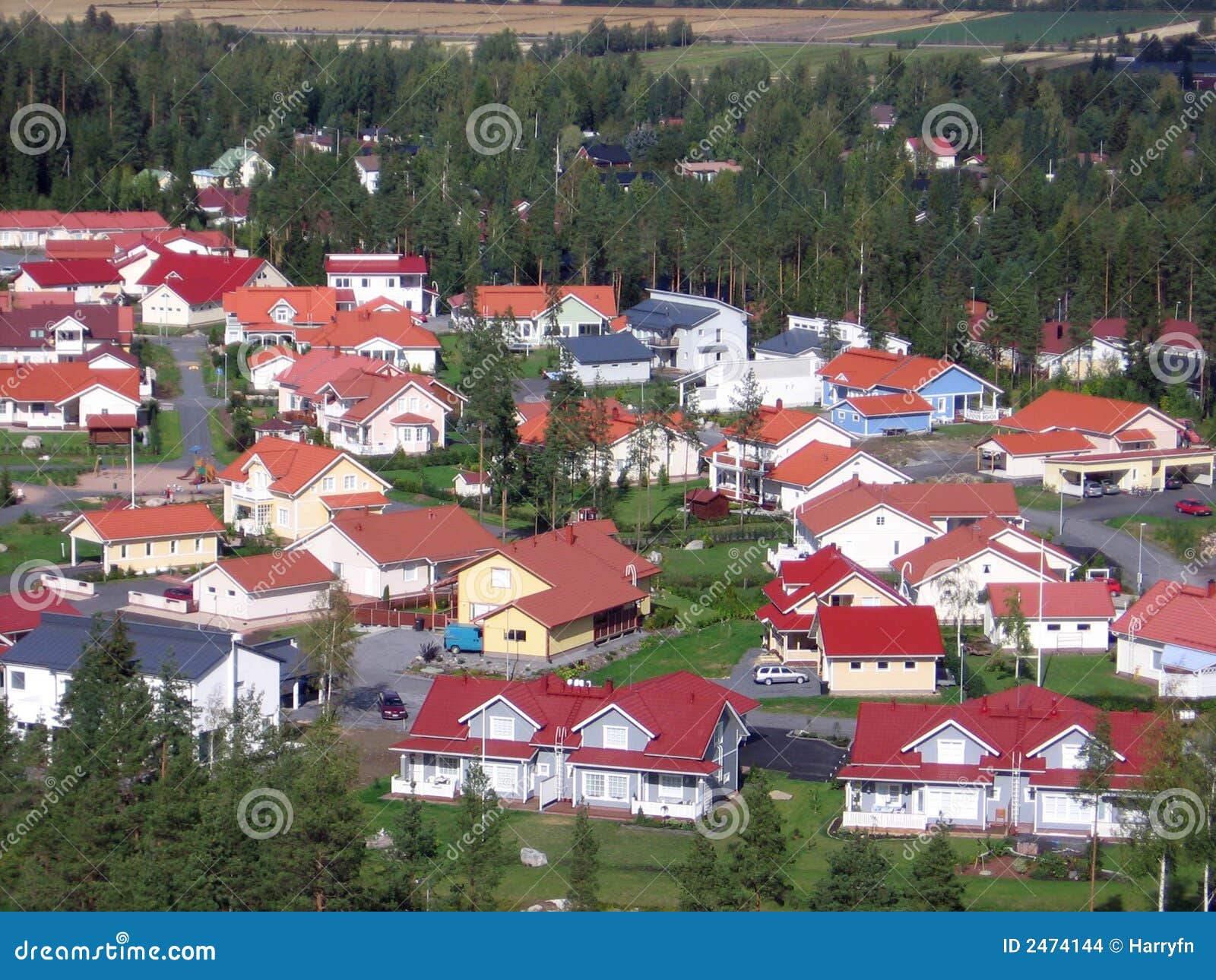 Residential area stock photo. Image of yard, homes, urban - 2474144