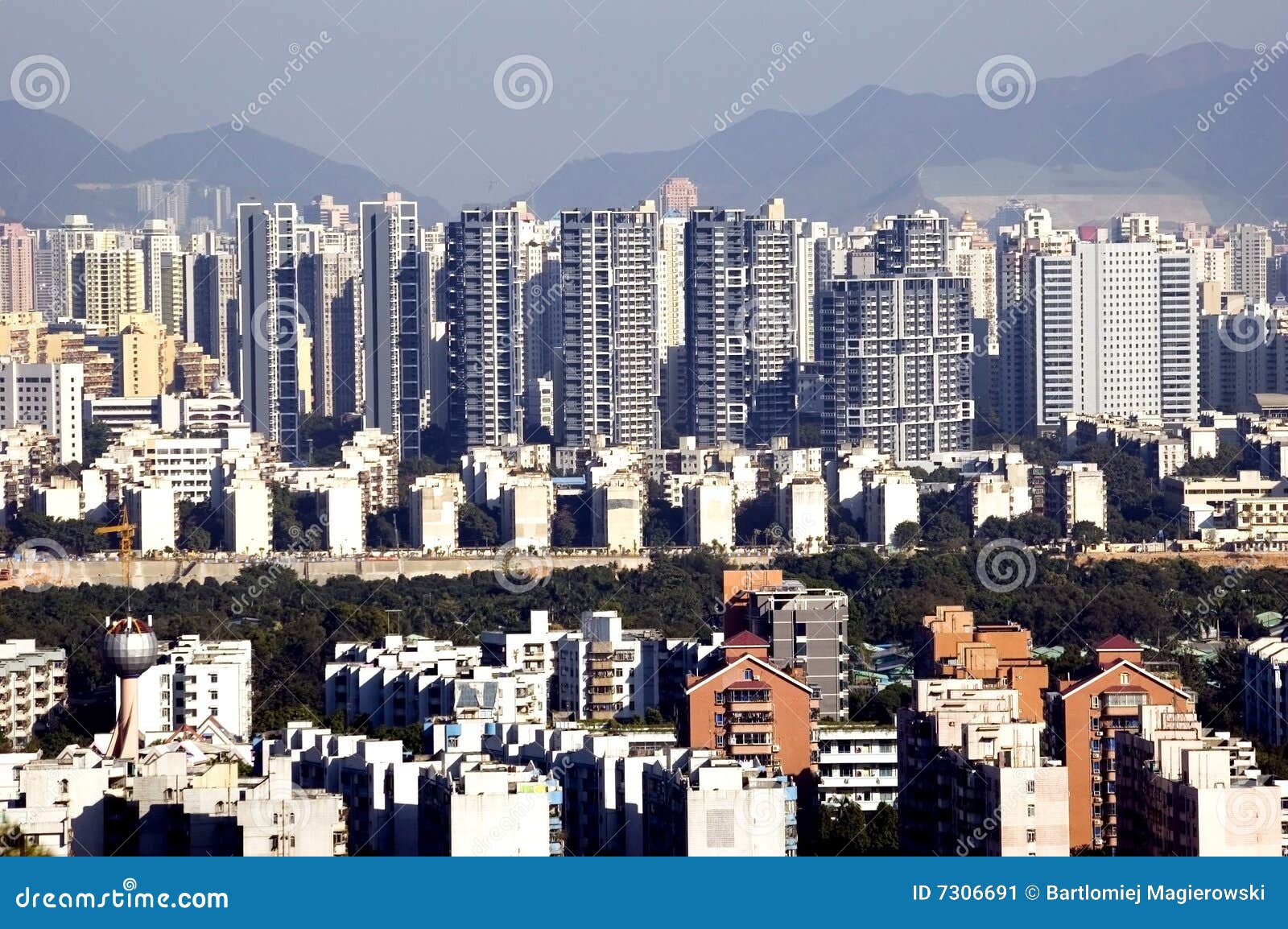Residential area stock image. Image of flats, city, china - 7306691
