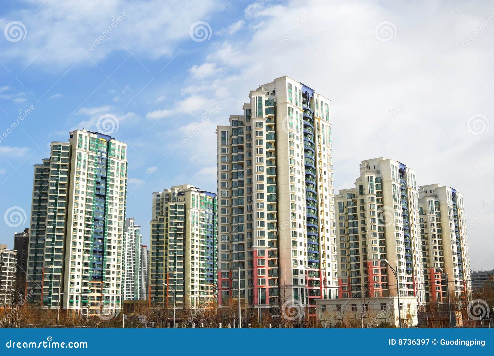 Residential area stock image. Image of estate, concrete - 8736397