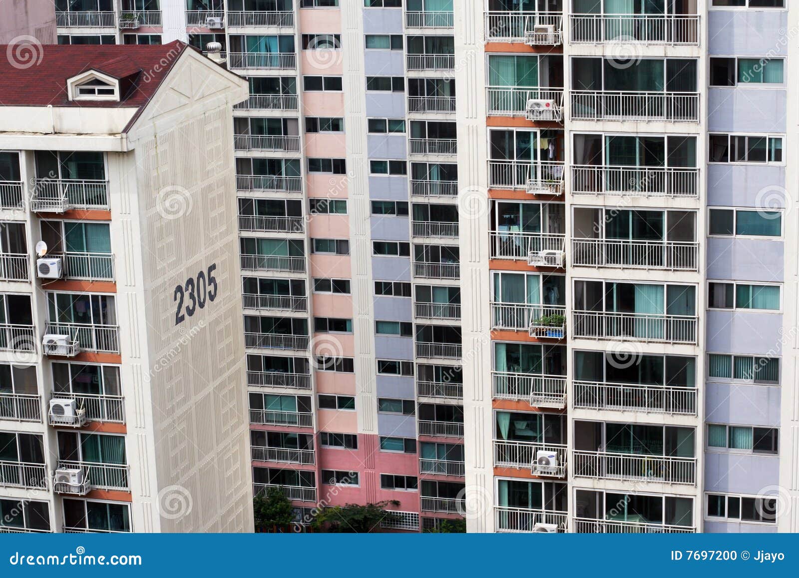 Residential block stock photo. Image of business, condo - 7697200