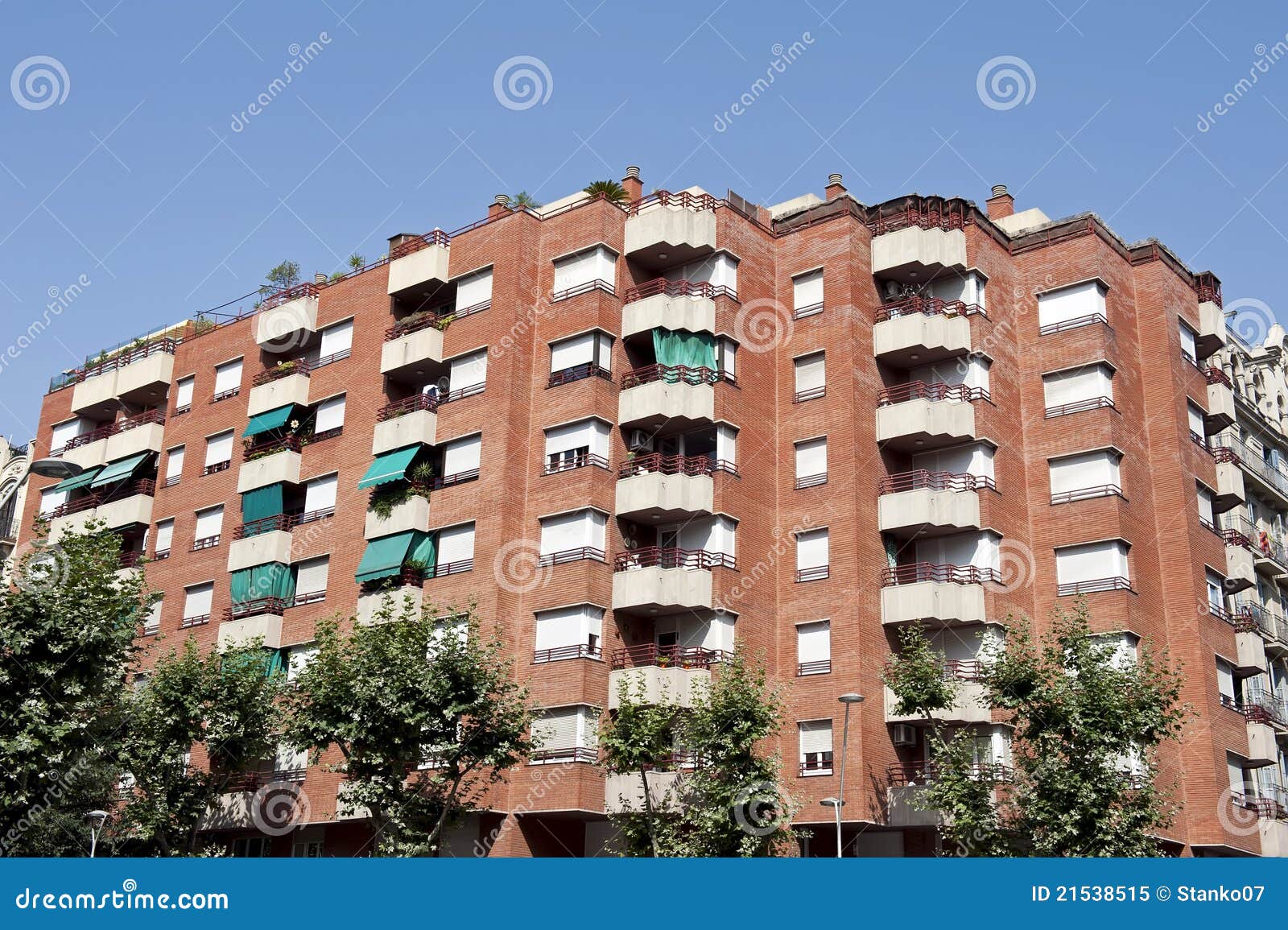 Residential building stock image. Image of building, district - 21538515