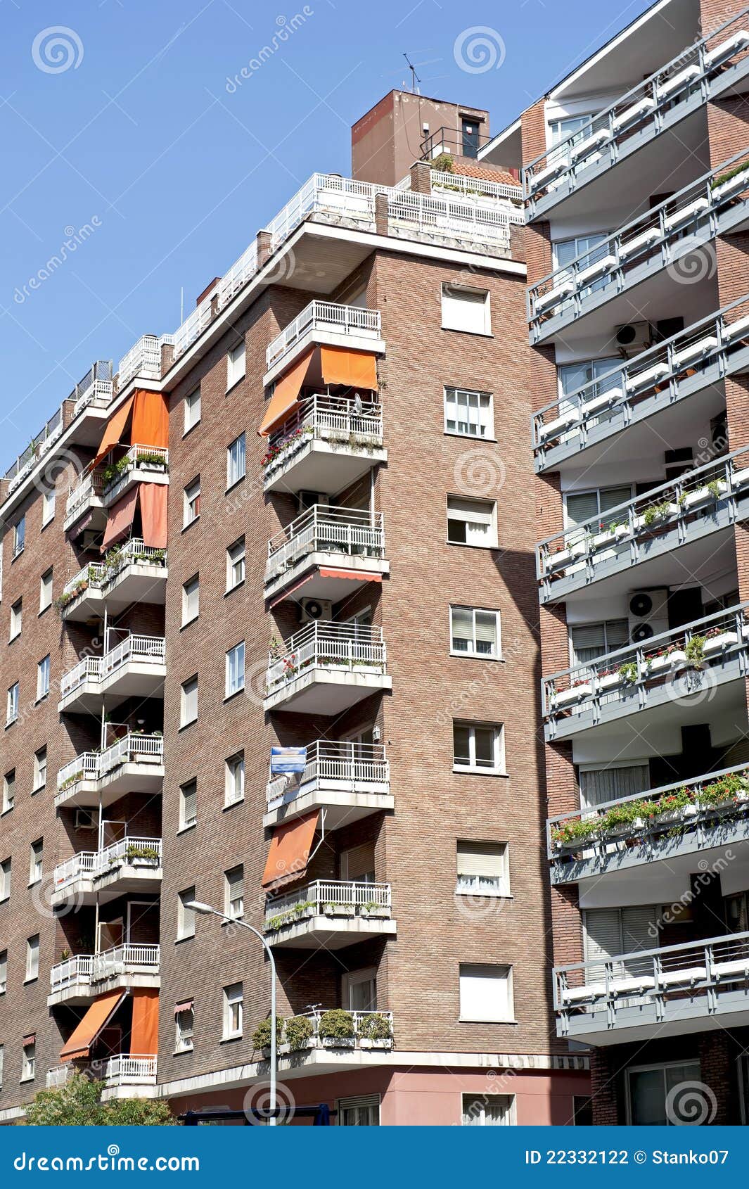 Residential Building Architecture. Architectural Exterior. House ...