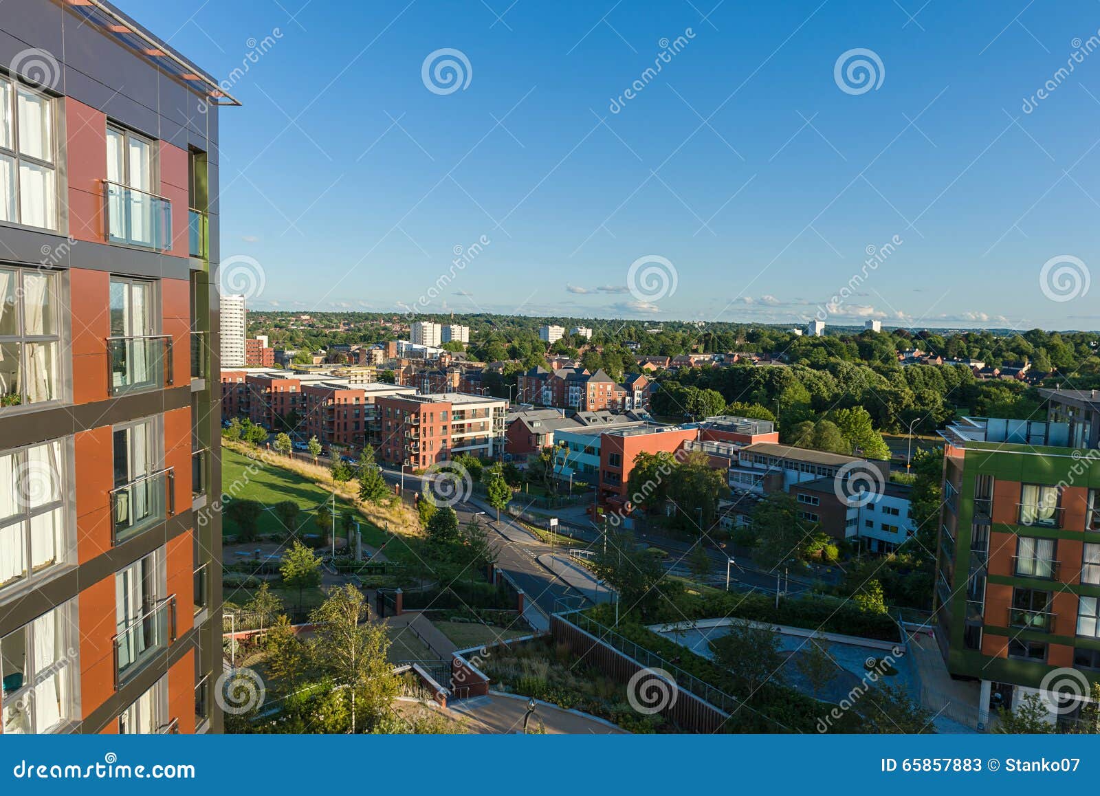 Residential building stock image. Image of european, apartments - 65857883