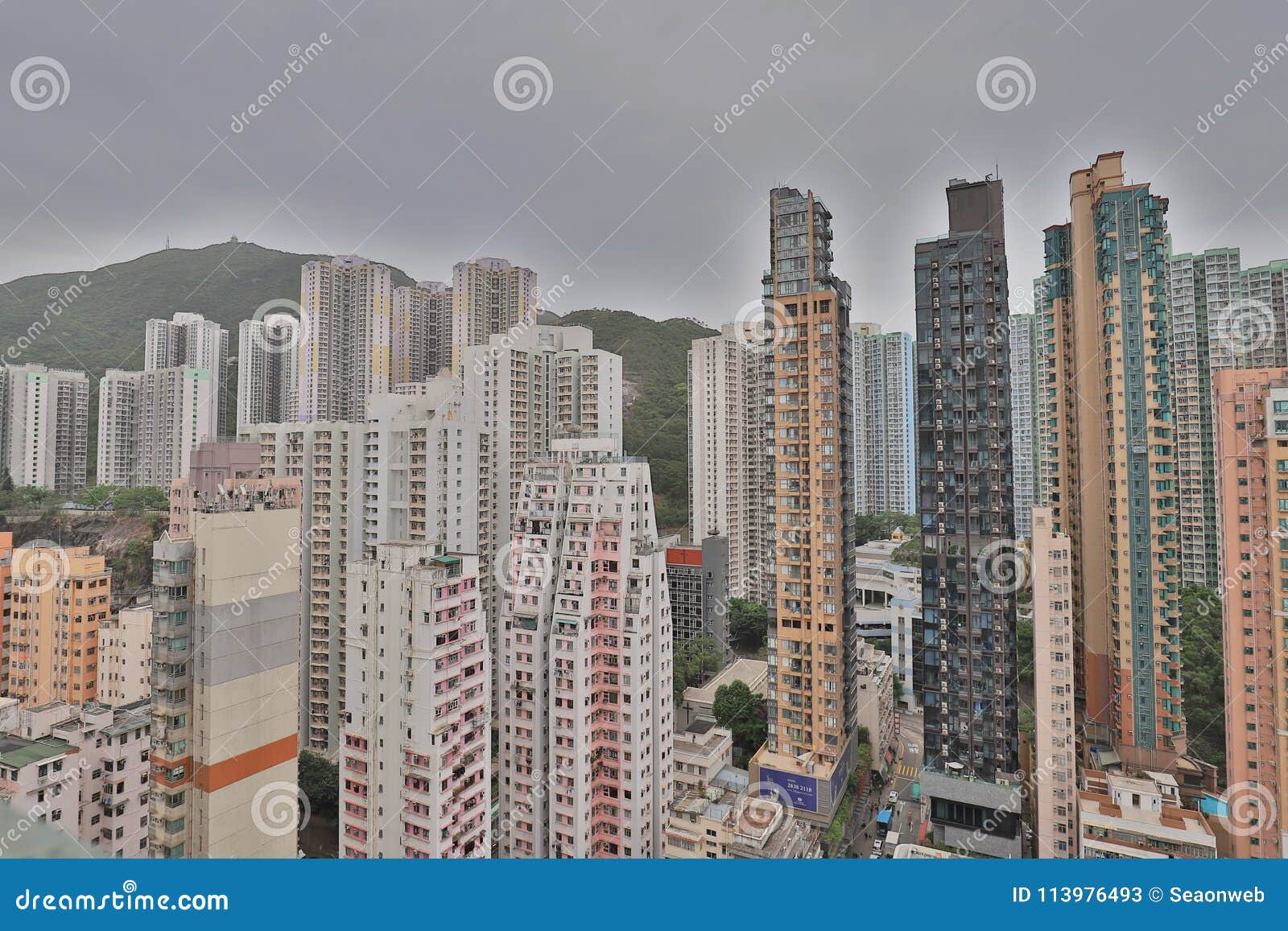 A Residential Building Area at Sai Wan Ho Editorial Stock Photo - Image ...