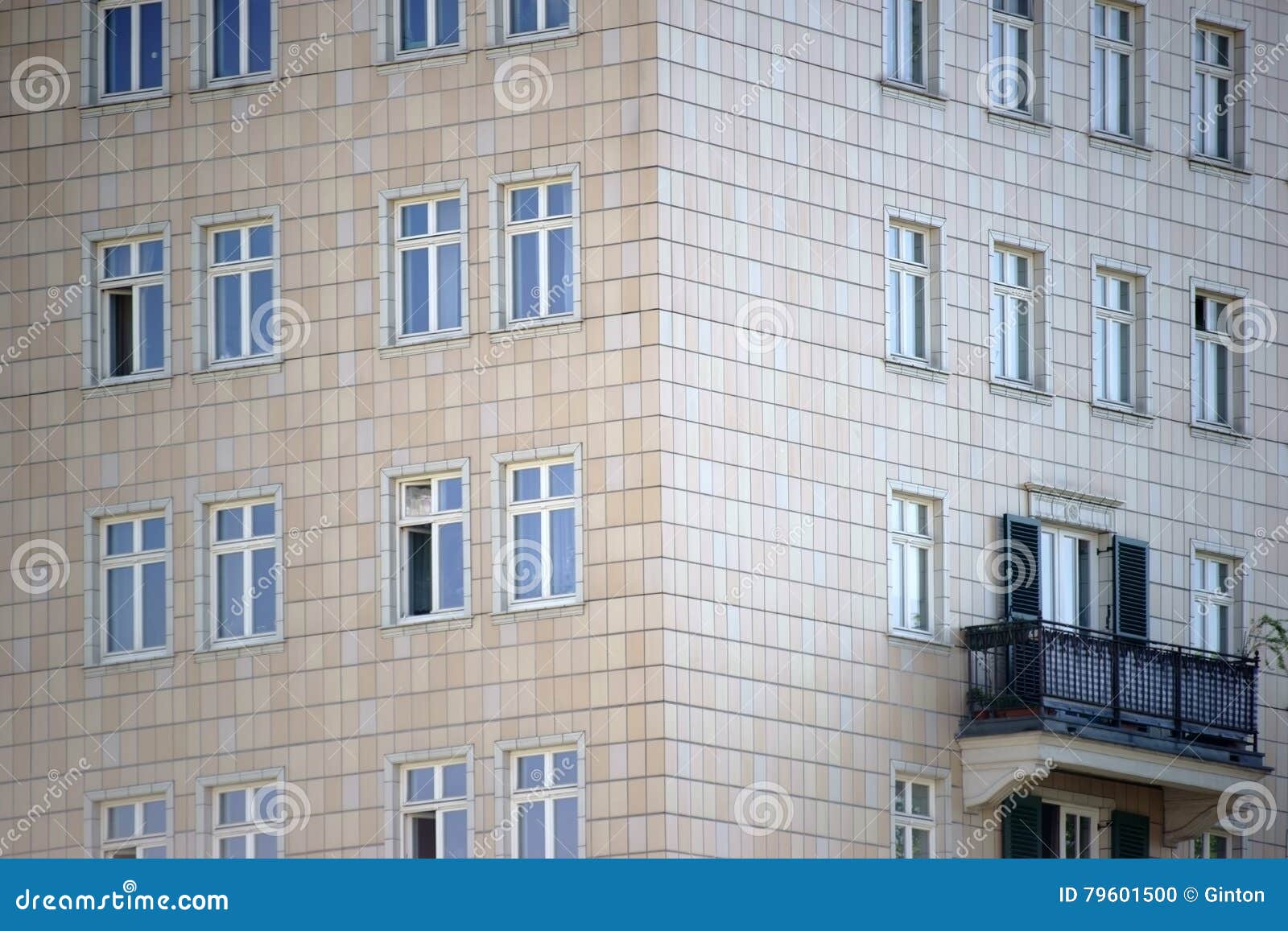 Corner Of A Balcony With Stone Railings And Balustrades. Royalty-Free ...