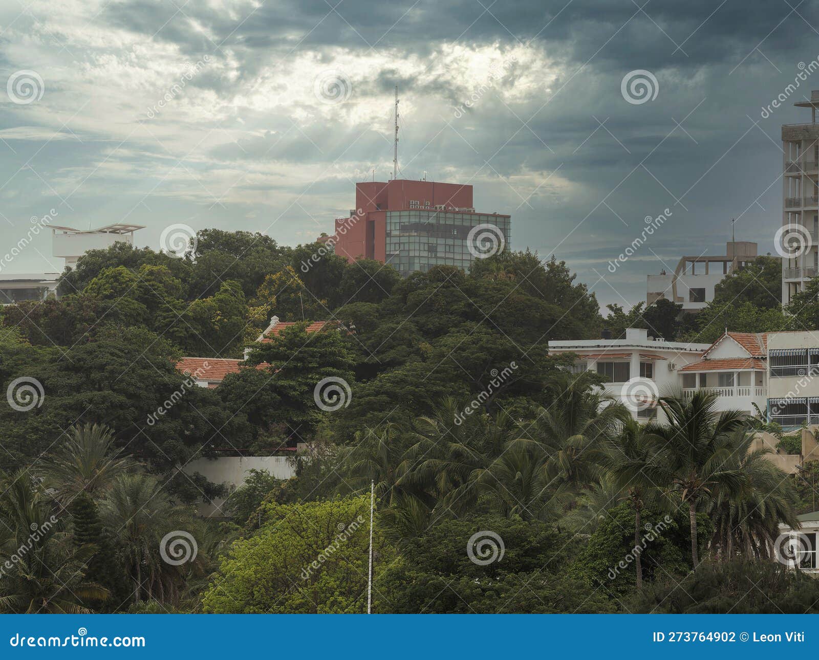 Residential Building in Dakar, Senegal Stock Photo - Image of senegal ...