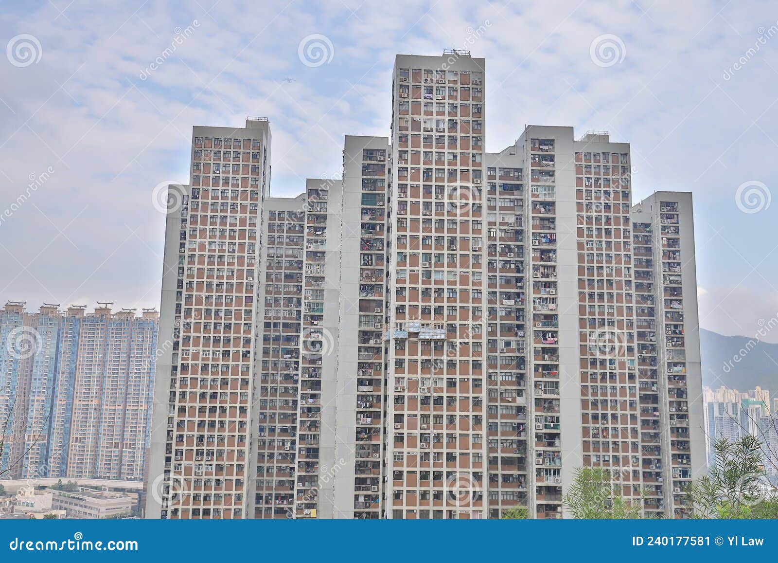 A Residential Building at the Fo Tan Editorial Photo - Image of ...