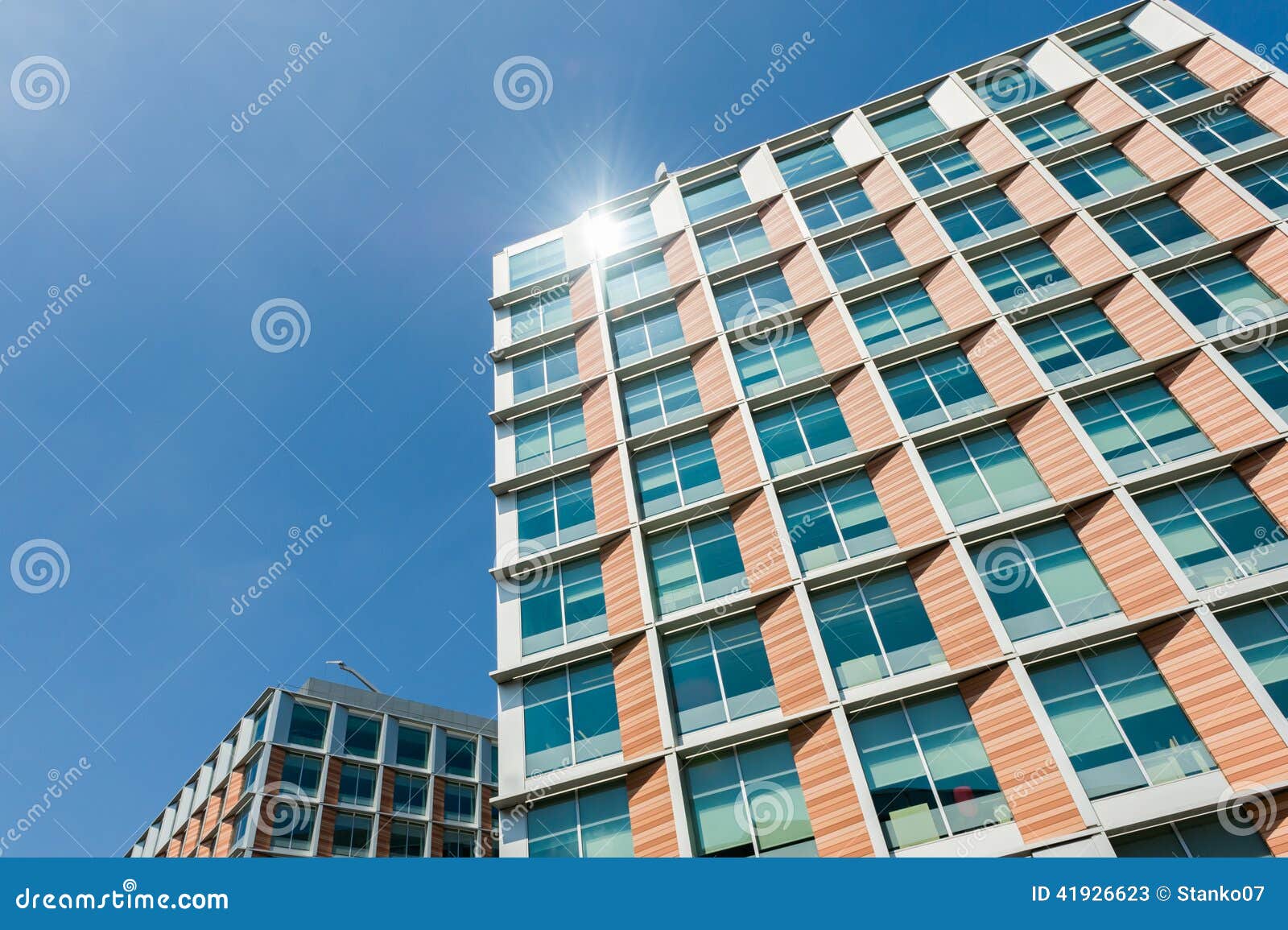 Residential building stock image. Image of blue, complex - 41926623