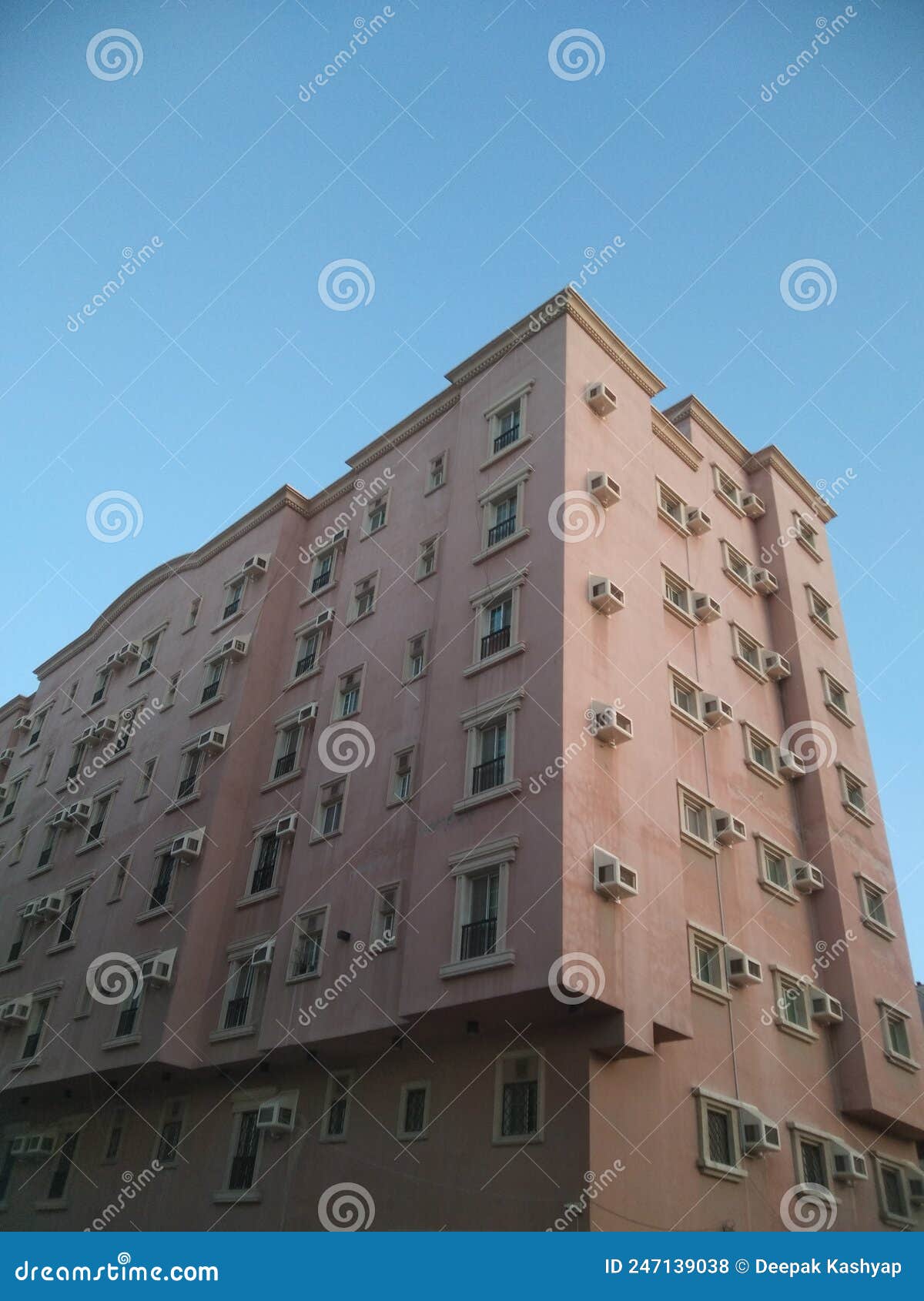 Residential Building for Staying People Stock Photo - Image of building ...