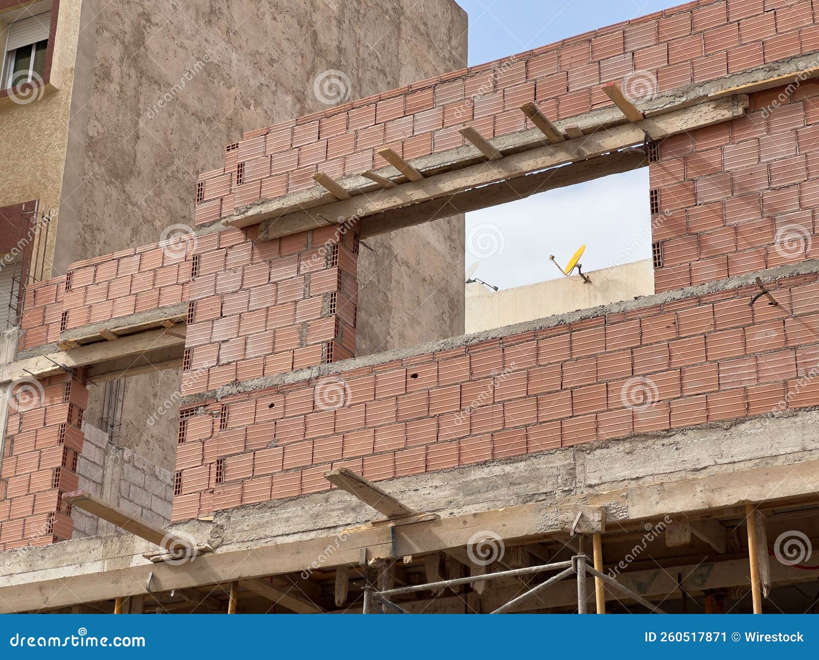Residential Building Under Construction in Africa Stock Image - Image ... Residential Building Under Construction in Africa Stock Image - Image ...