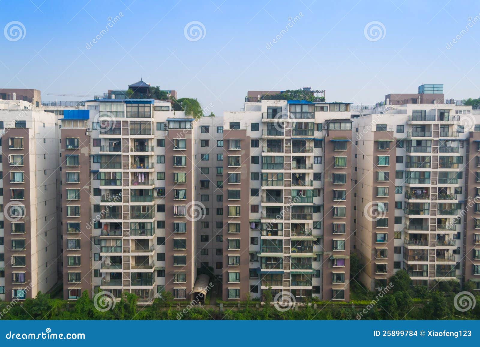 Residential buildings stock photo. Image of chengdu, residential - 25899784