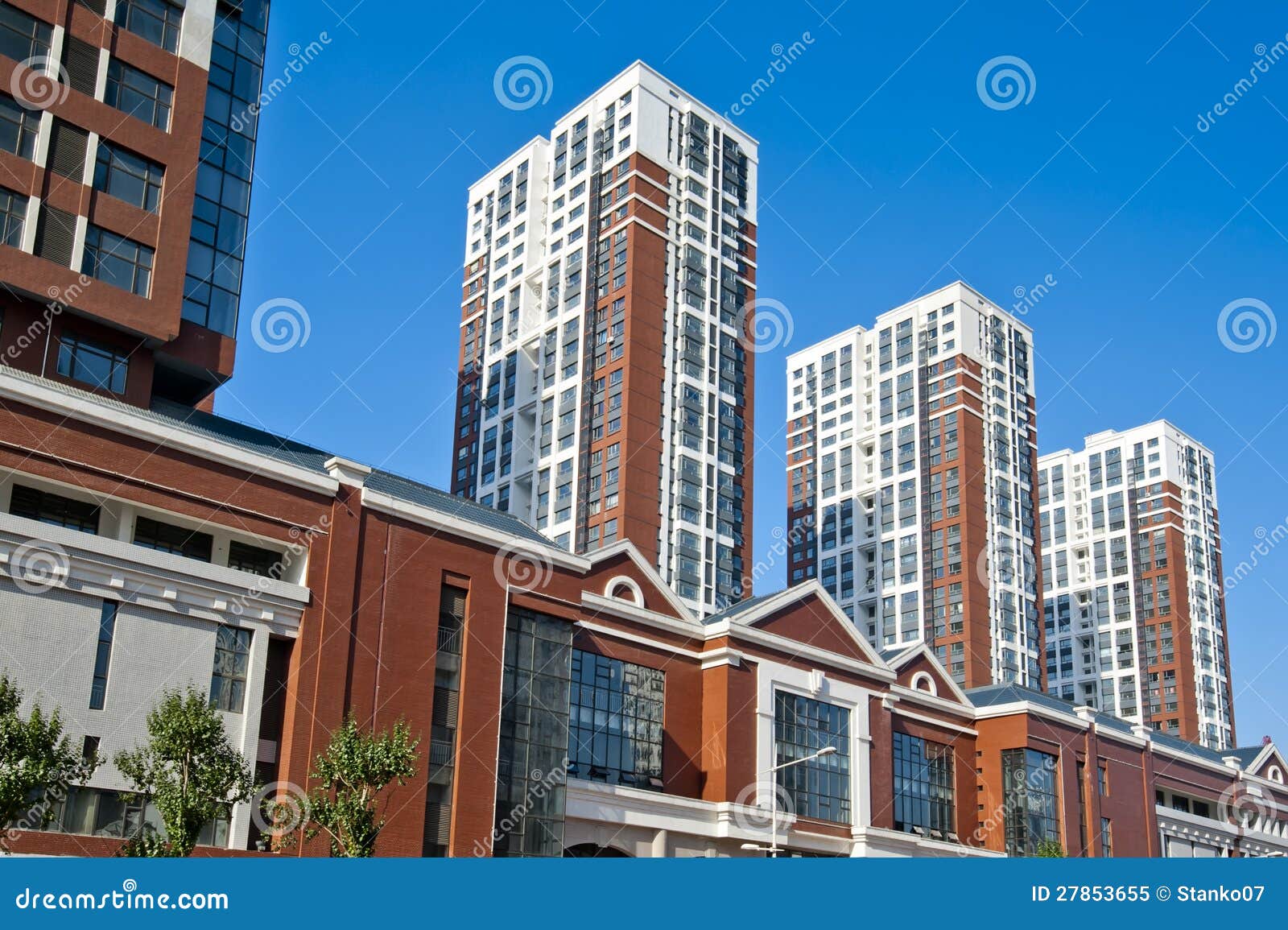 Residential buildings stock image. Image of commons, city - 27853655
