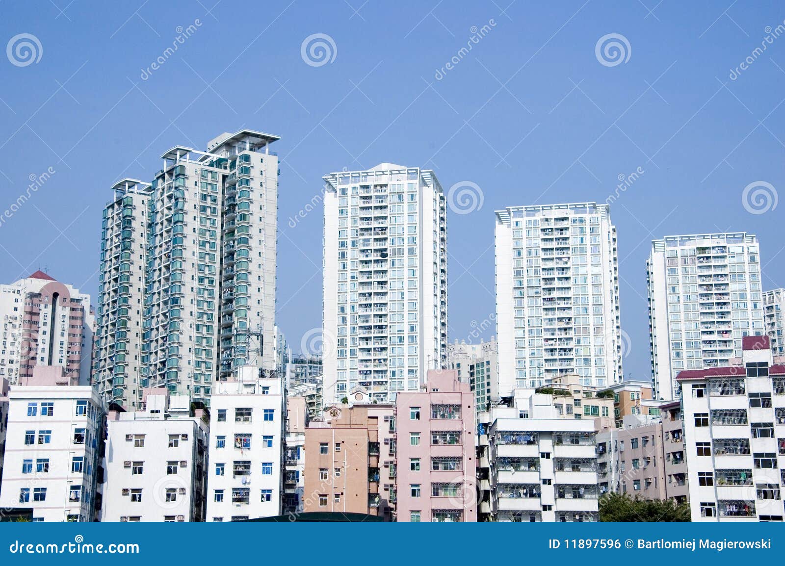 Residential Buildings in China Stock Photo - Image of area ...