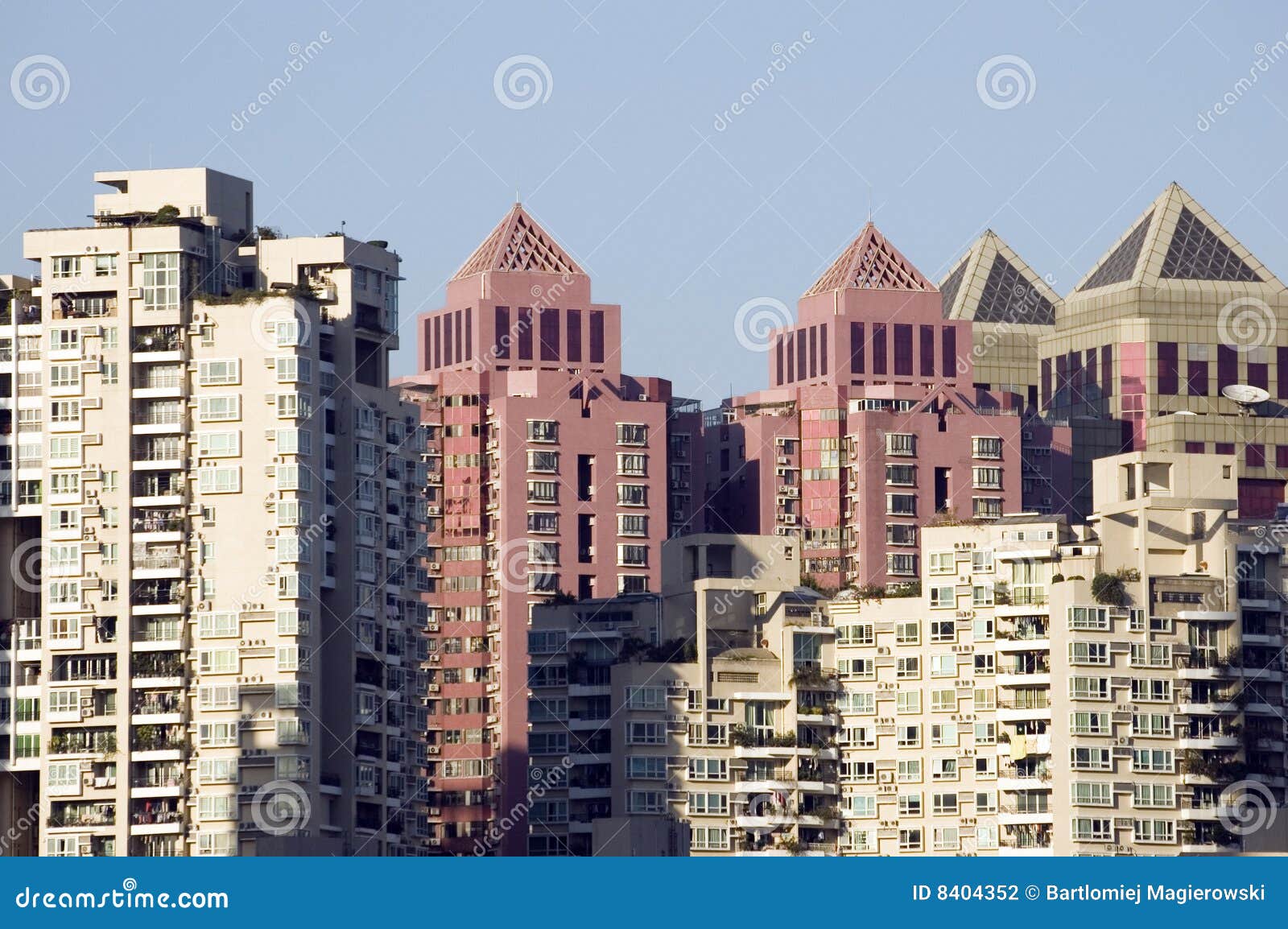 Residential Buildings in China Stock Photo - Image of building, flat ...