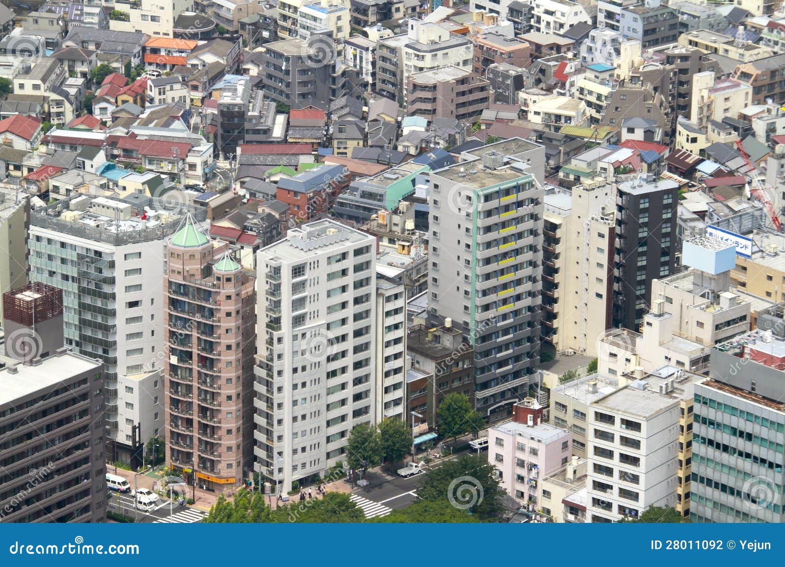 Residential Buildings in Downtown Tokyo Editorial Photography - Image ...