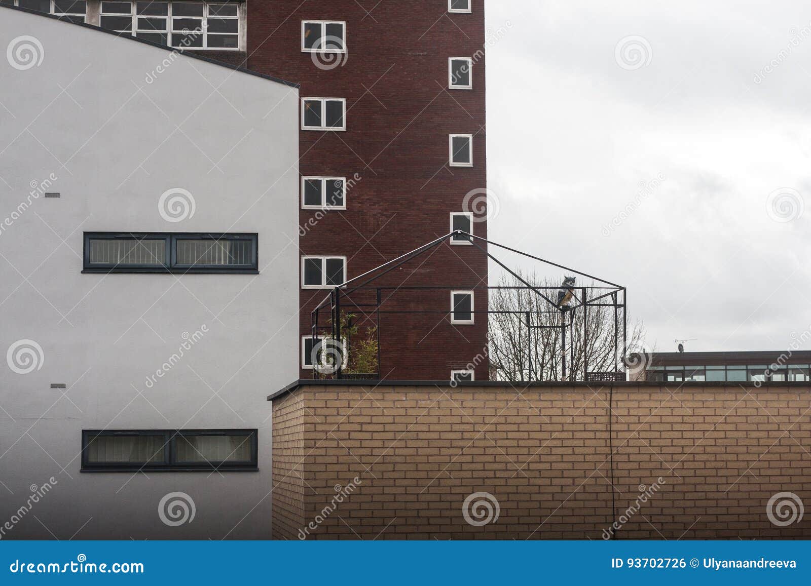Residential Buildings in Manchester Stock Photo - Image of people ...