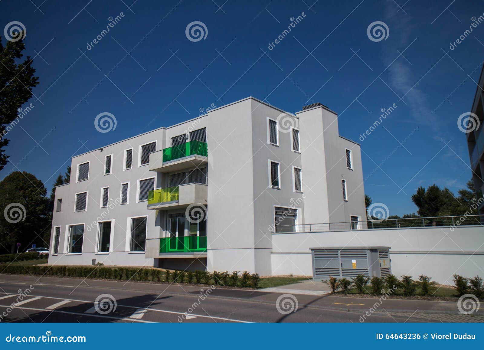 Residential buildings stock photo. Image of apartments - 64643236