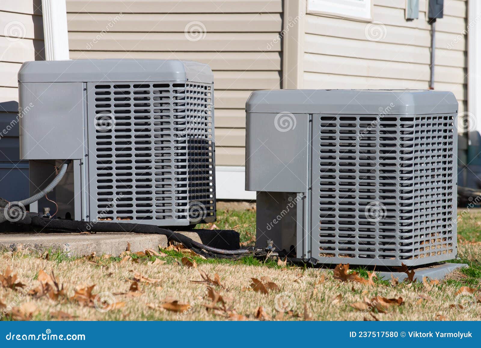 Residential Central Air Conditioner Unit Royalty-Free Stock Photography ...