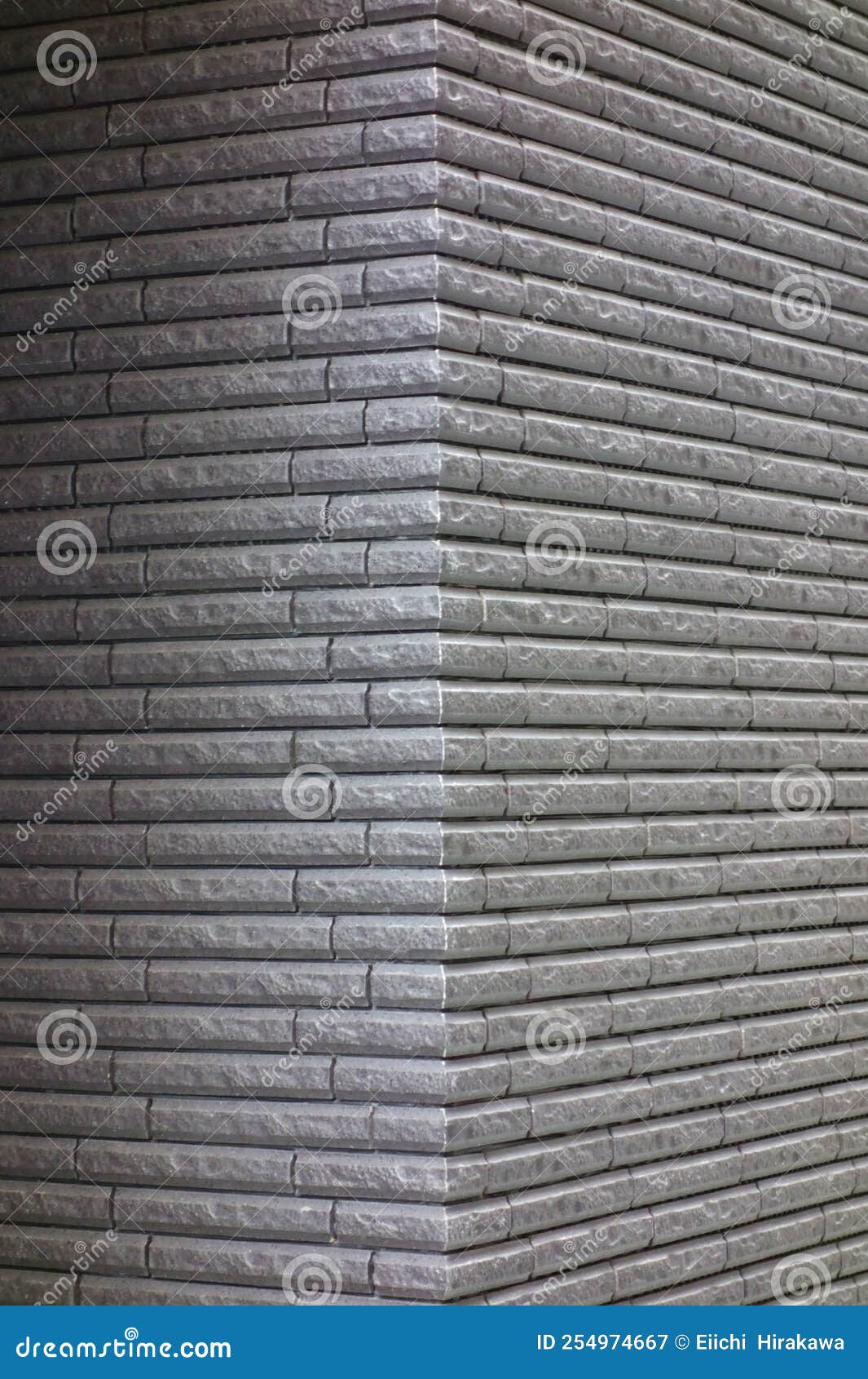 Residential Column Type, Gray Block Side Wall Stock Image - Image of ...