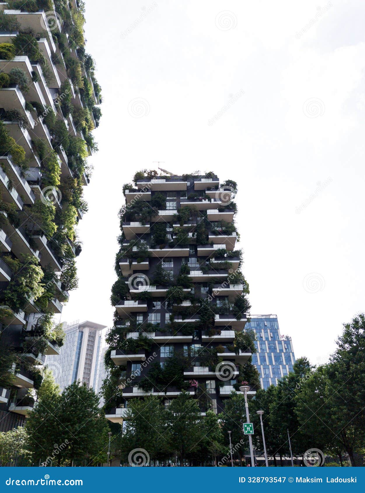 Residential Complex Bosco Verticale Editorial Photography - Image of ...