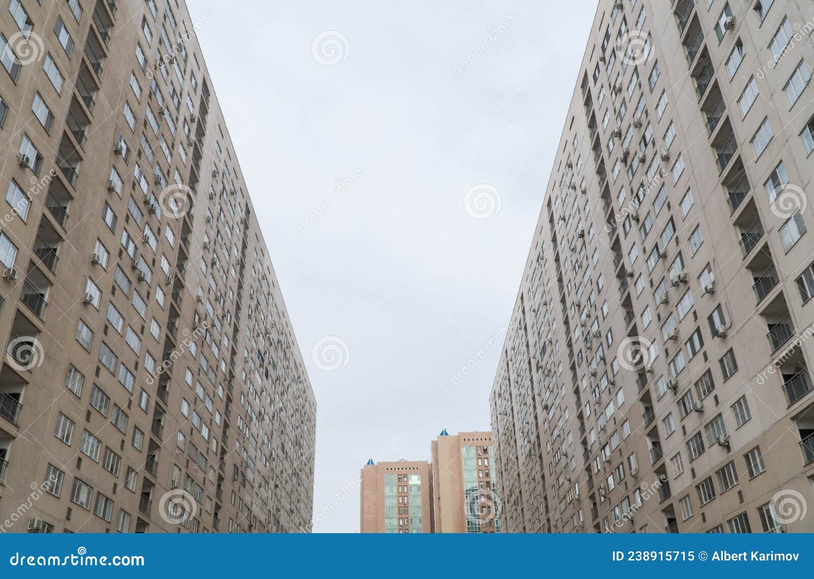 Residential Complex, Modern Architecture Stock Image - Image of ...