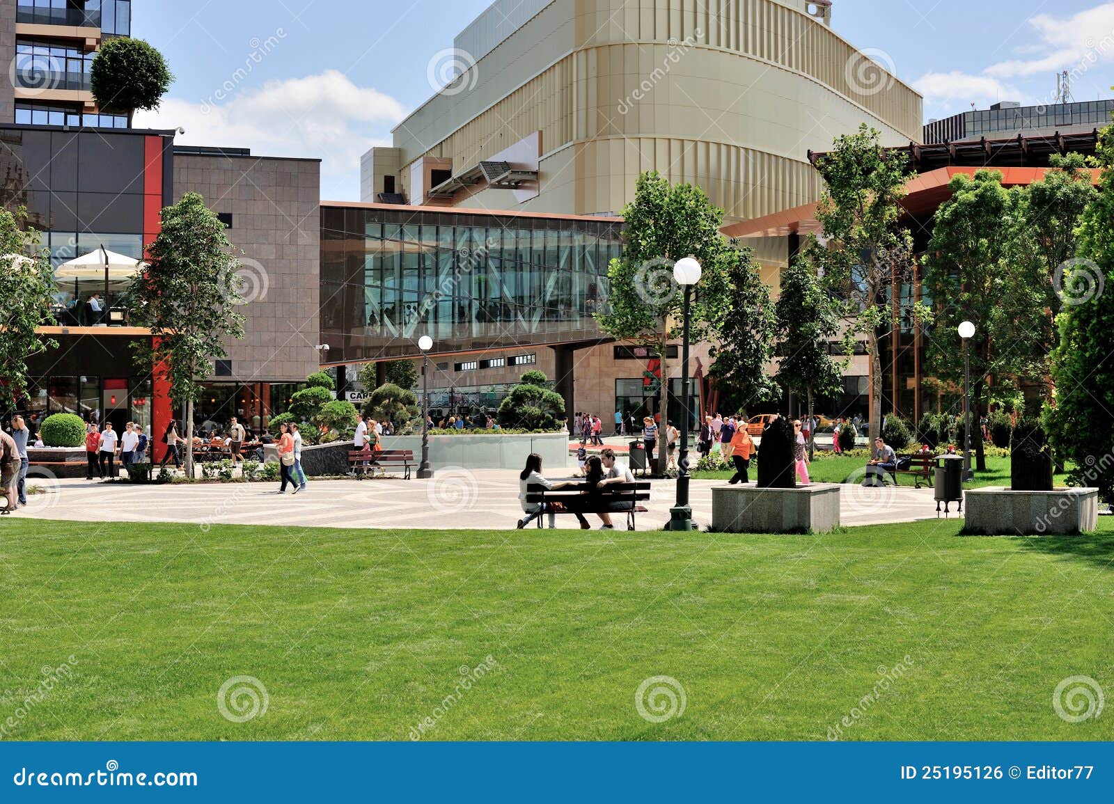 Shopping Center in Residential Complex Editorial Photo - Image of ...