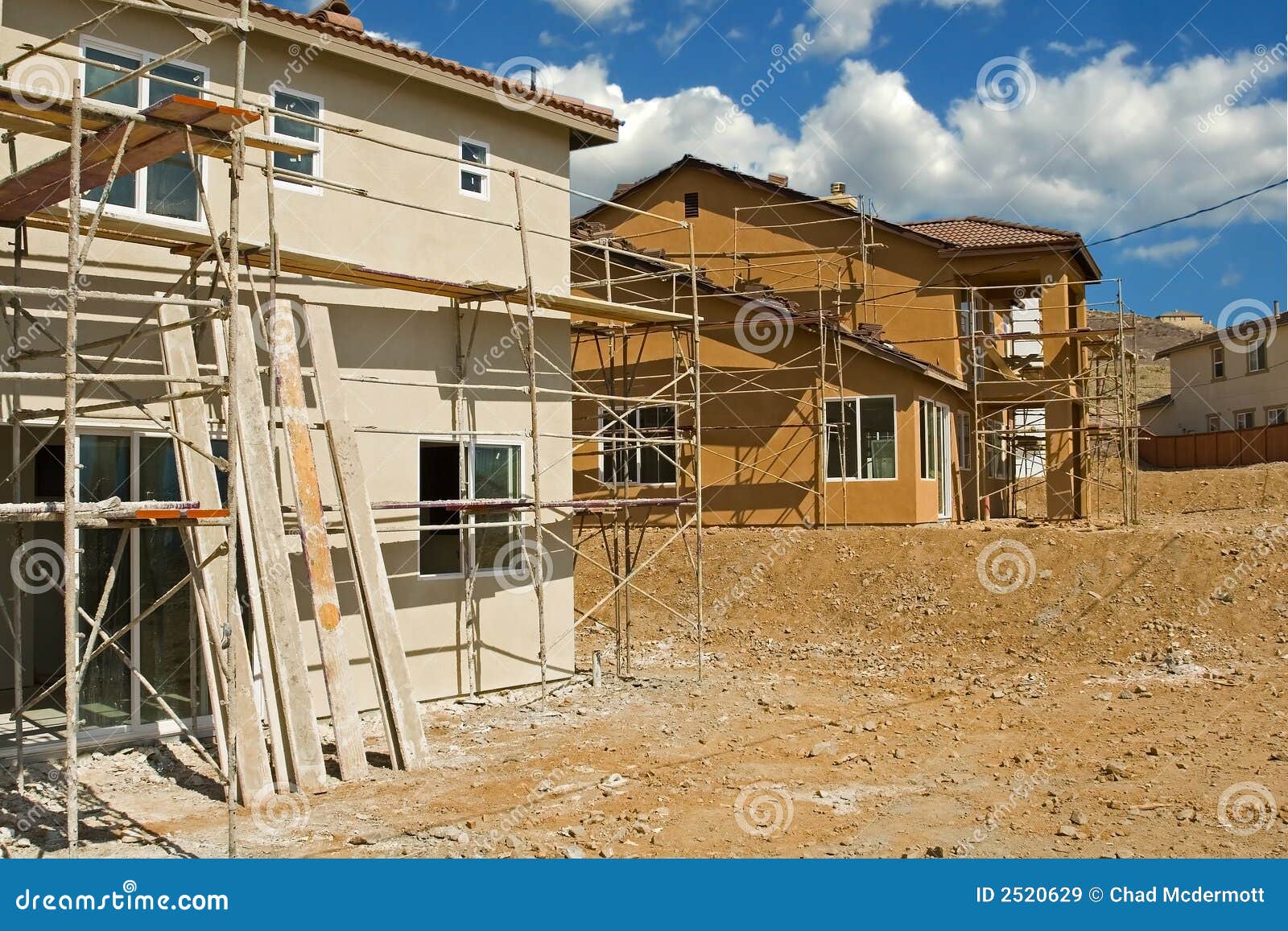 Residential Construction stock image. Image of build, neighborhood ...