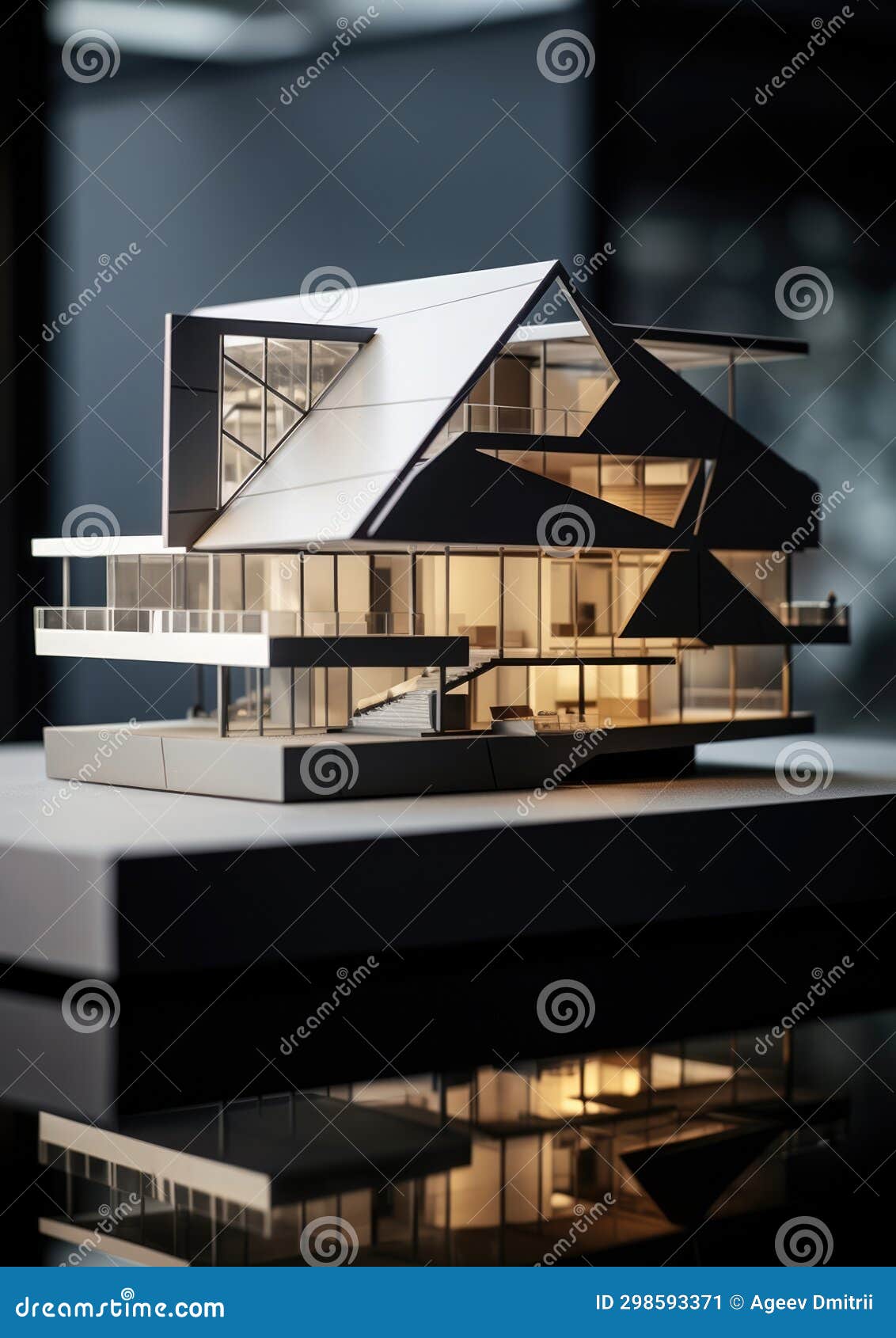 Residential Construction Background Building Home Model Architectural ...