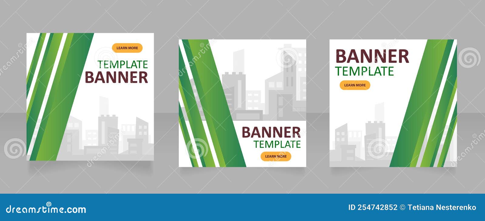 Residential Construction Web Banner Design Template Stock Vector ...