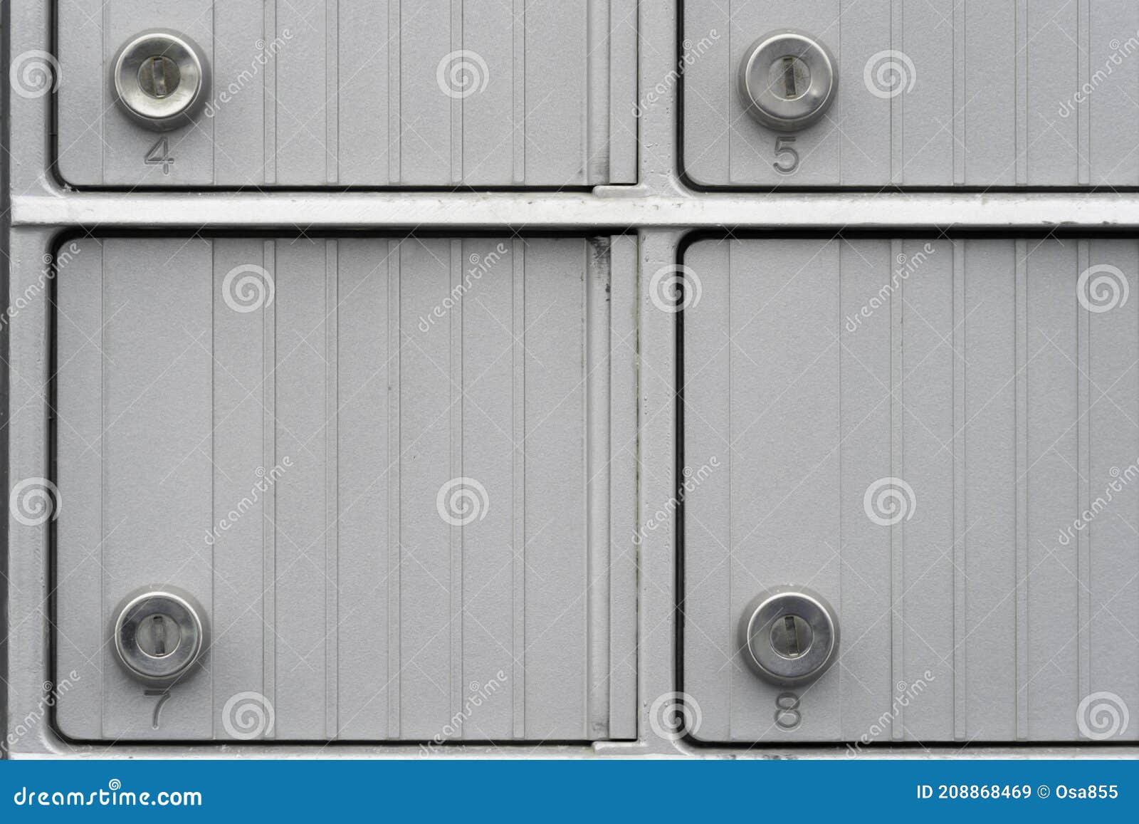 Residential Developments Area Postal Boxes for Mail and Packages Stock ...