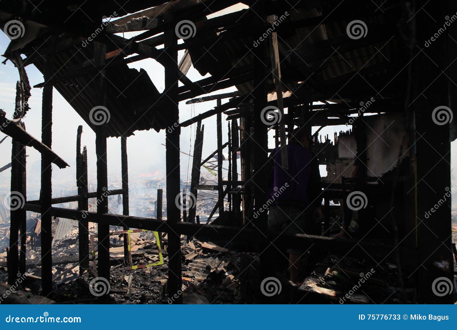 Residential Fires Aftermath Editorial Stock Photo - Image of jakarta ...