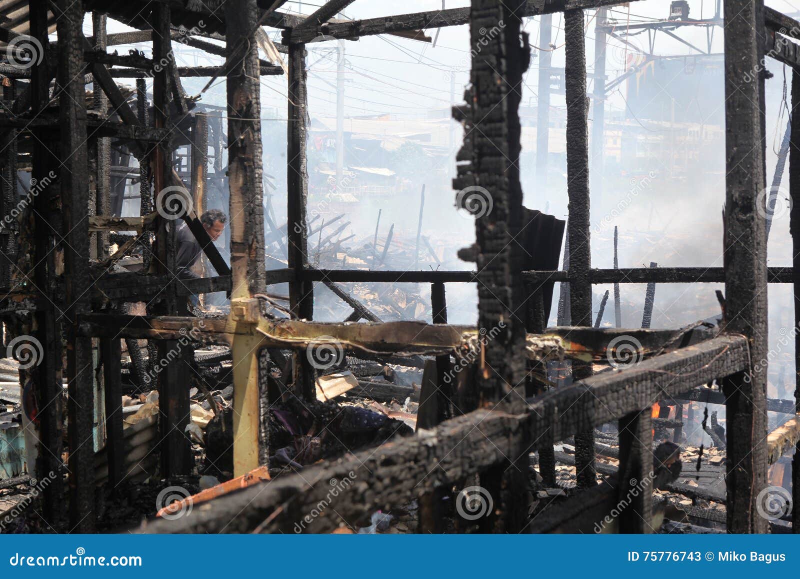 Residential Fires Aftermath Editorial Stock Photo - Image of residents ...