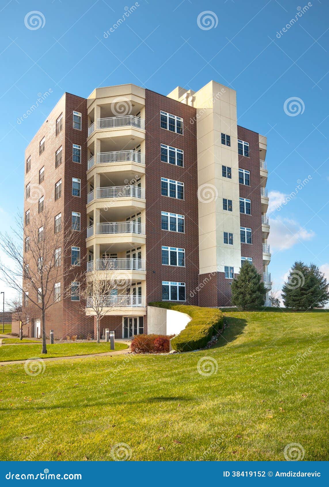 Old Residential High Rise Towers From North America, Typical From The ...