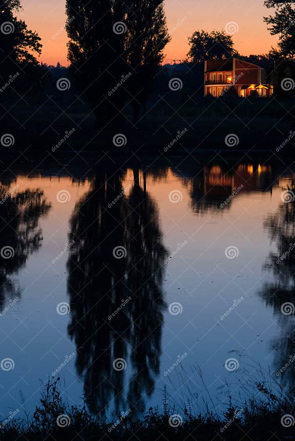 Residential house stock photo. Image of cottage, forest - 12621696